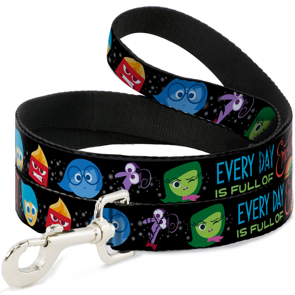 Disney Pet Leash, Dog Leash, Inside Out Emotion Expressions Every Day ...