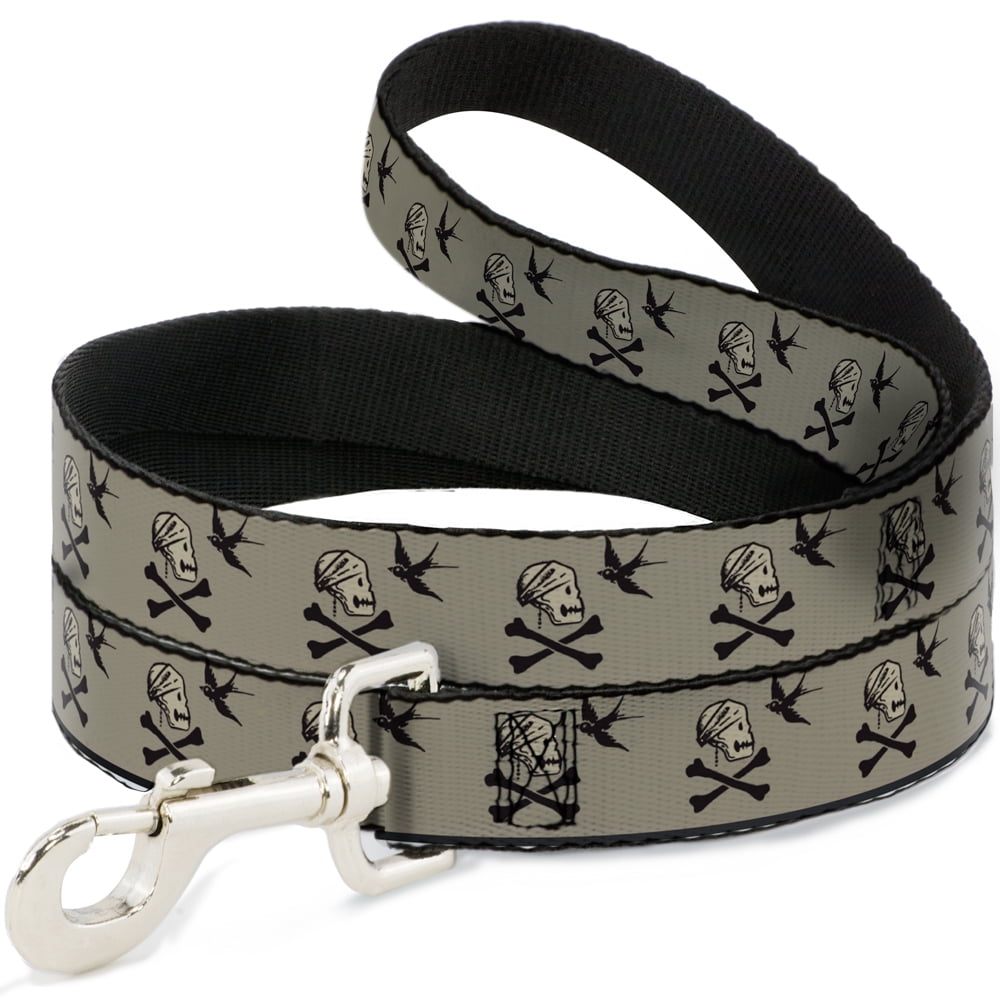 Disney Pet Leash, Dog Leash, Jack Sparrows Flag Icons Grays, 4 Feet ...