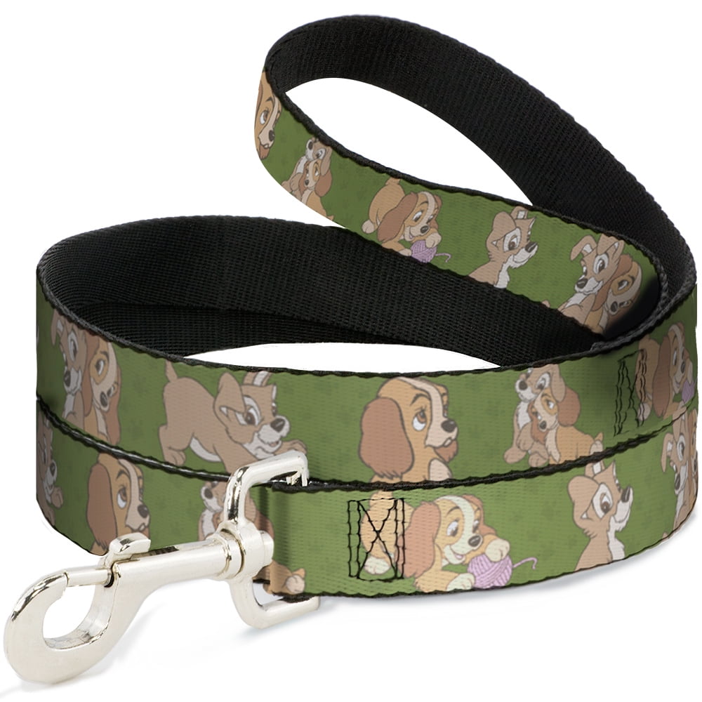 Disney Pet Leash, Dog Leash, Lady And Tramp 6 Poses Olive Green, 4 Feet ...