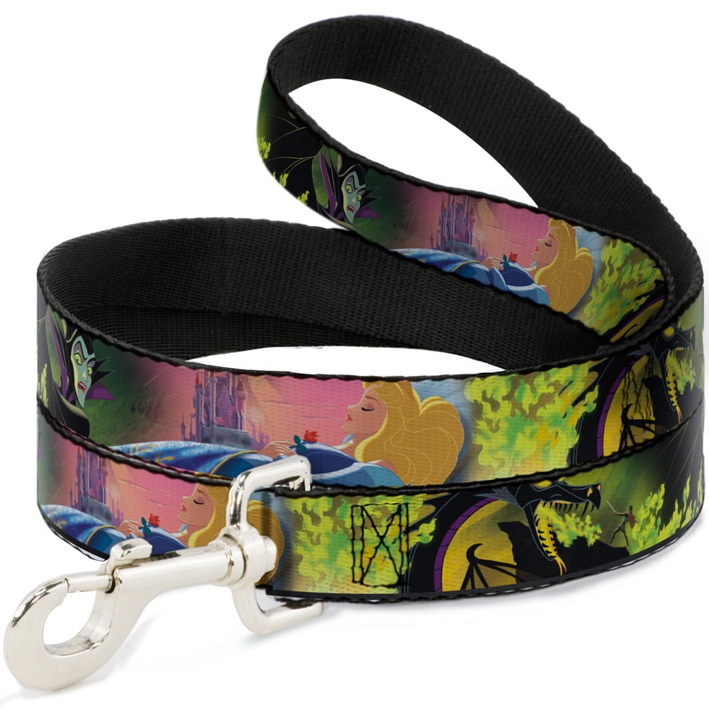 Disney Pet Leash, Dog Leash, Sleeping Beauty Maleficent Dragon Scenes ...