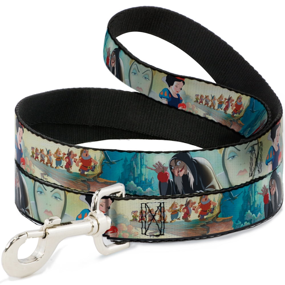 Disney Pet Leash, Dog Leash, Snow White Dwarves Old Witch Evil Queen ...