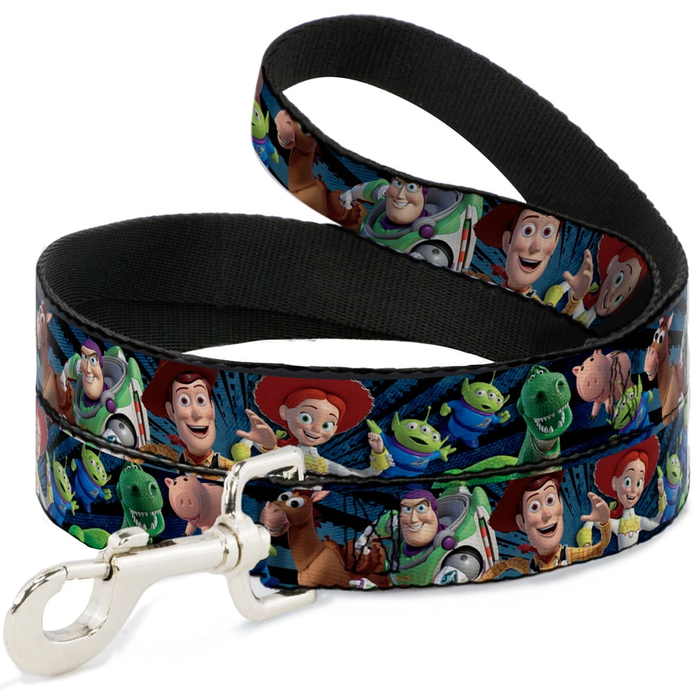 Disney Pet Leash, Dog Leash, Toy Story Characters Running Denim Rays, 6 ...