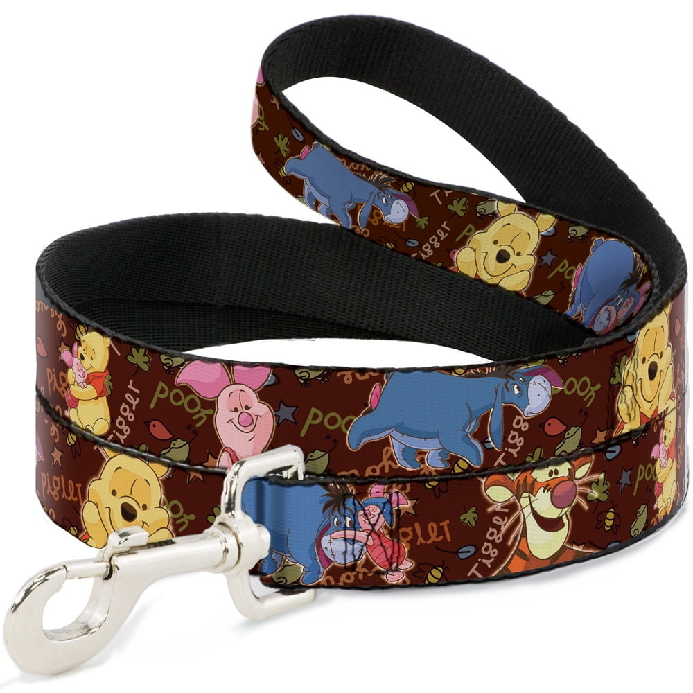 Disney Pet Leash, Dog Leash, Winnie The Pooh Character Poses, 4 Feet ...