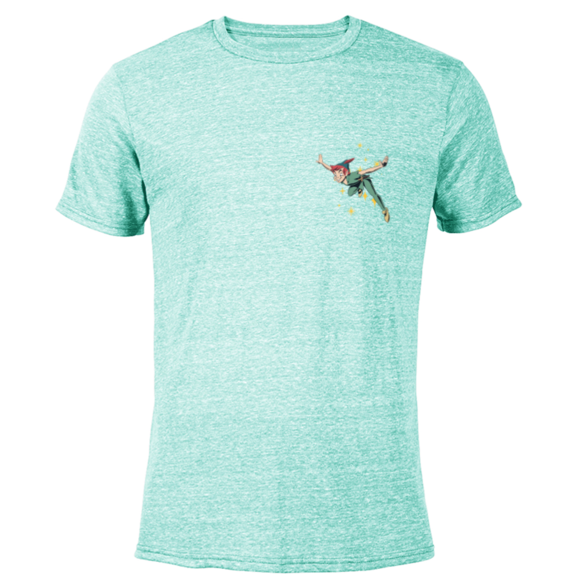 Disney Peter Pan Flying with Pixie Dust - Short Sleeve Blended T-Shirt ...