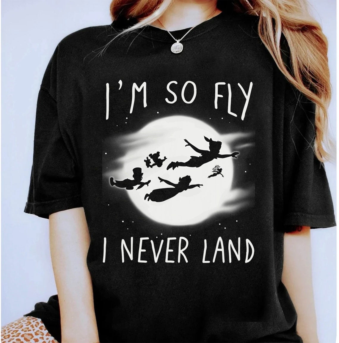 Disney Peter Pan I'M So Fly I Never Land Vintage T-Shirt, Disneyland ...