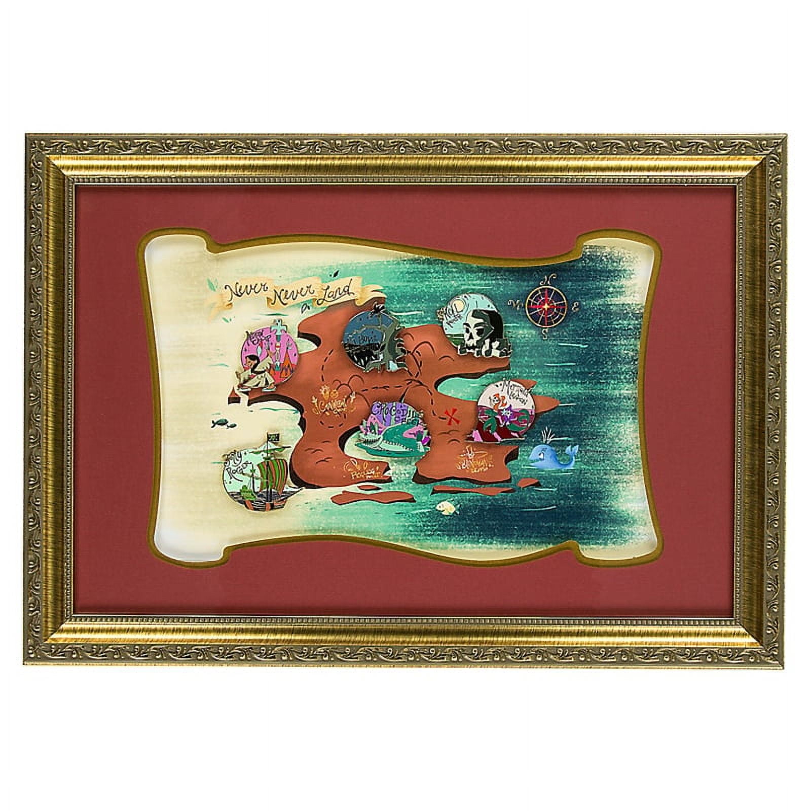 Disney Peter Pan Pin Set - 65th Anniversary - Neverland Framed Set ...