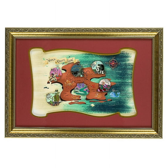Disney Peter Pan Pin Set - 65th Anniversary - Neverland Framed Set ...