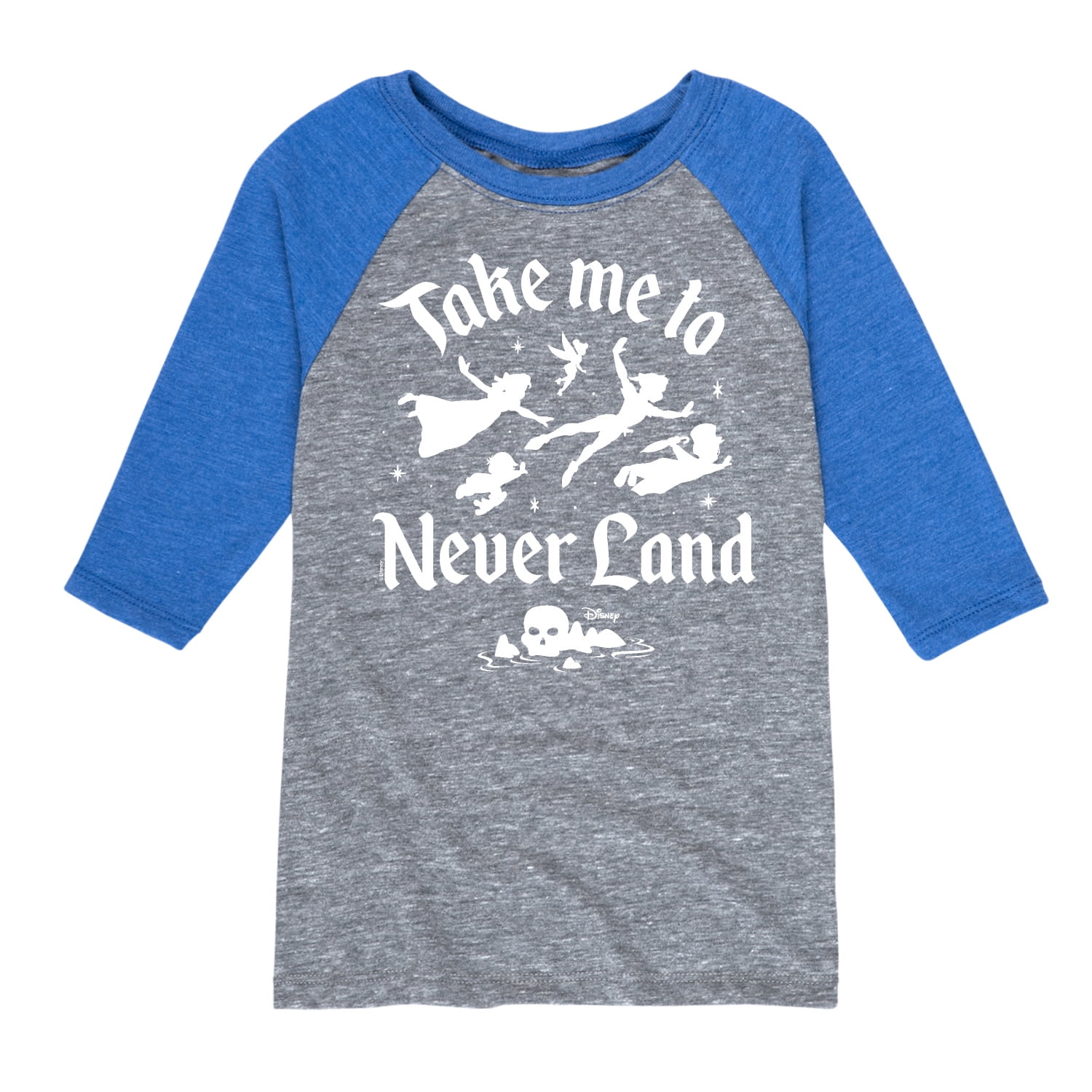 Disney - Peter Pan - Take Me to Neverland - Toddler And Youth Raglan ...