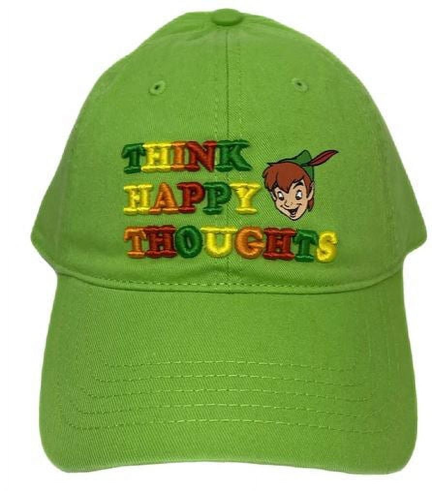 Disney Peter Pan Think Happy Thoughts Baseball Cap Hat - Walmart.com