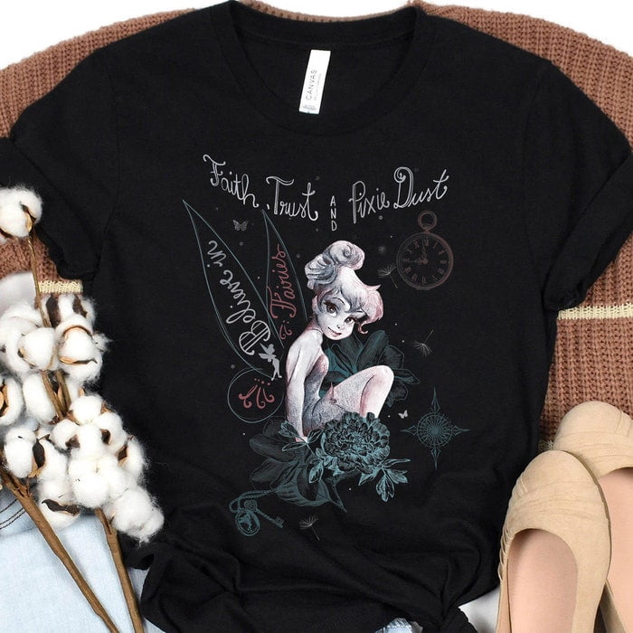 Disney Peter Pan Tinker Bell Believe Shirt, Disneyland Family Matching ...