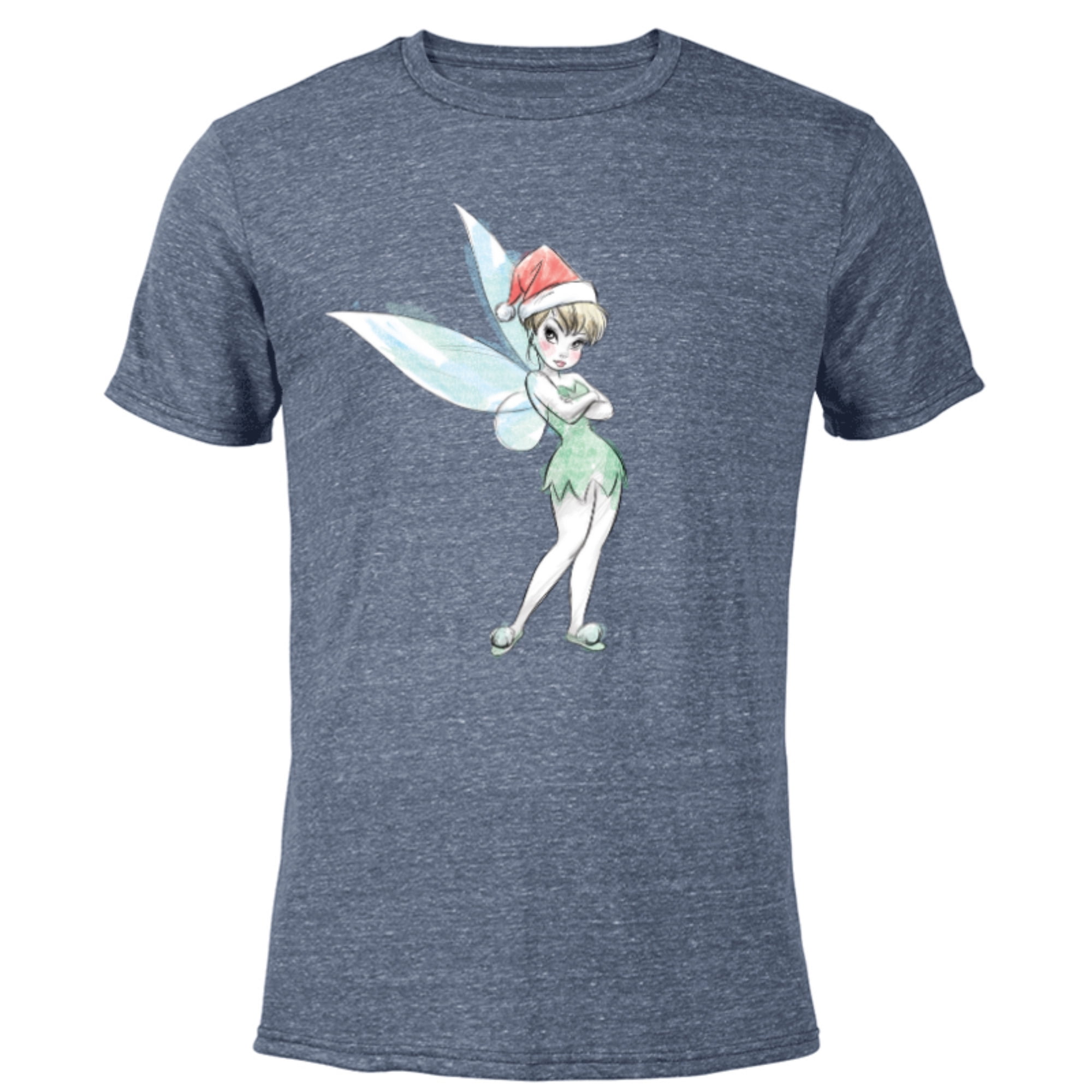 Disney Peter Pan Tinker Bell Holiday - Short Sleeve Blended T-Shirt for ...