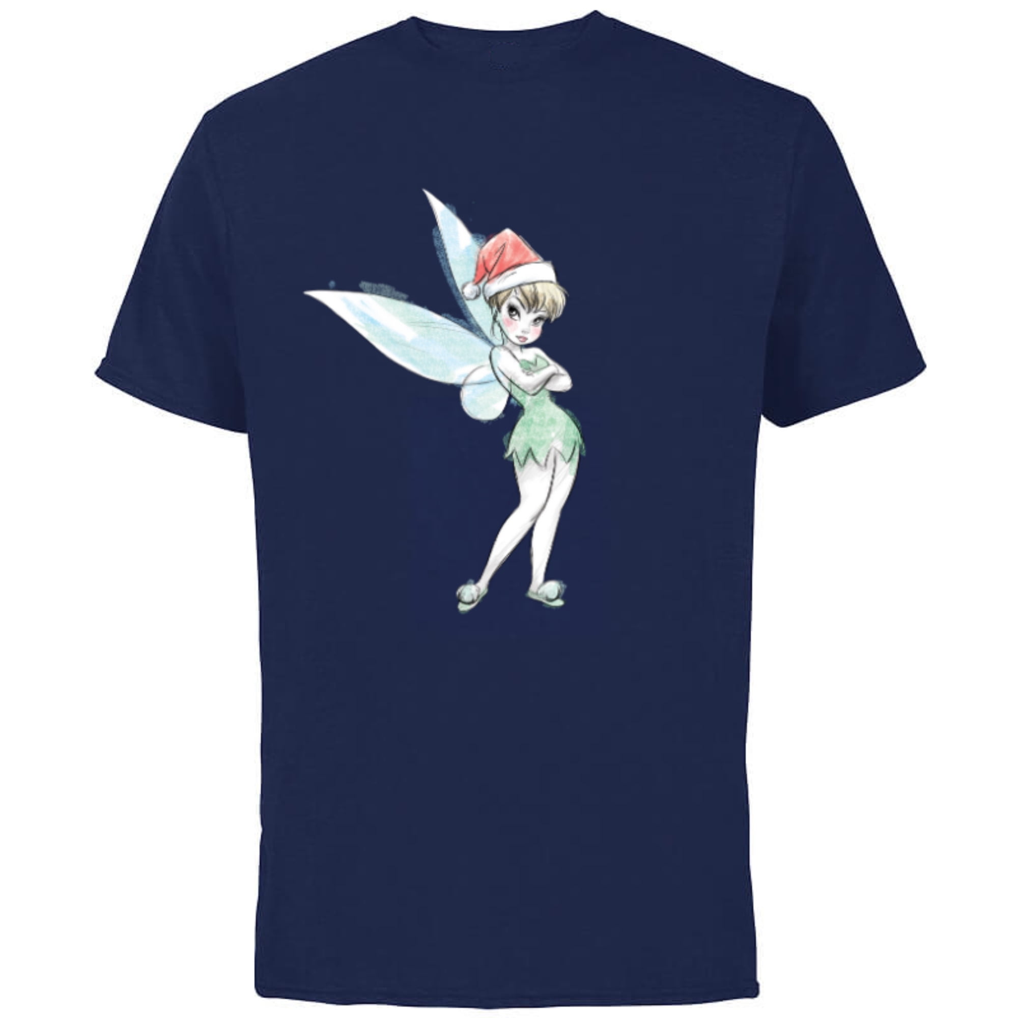 Disney Peter Pan Tinker Bell Holiday - Short Sleeve Cotton T-Shirt for ...