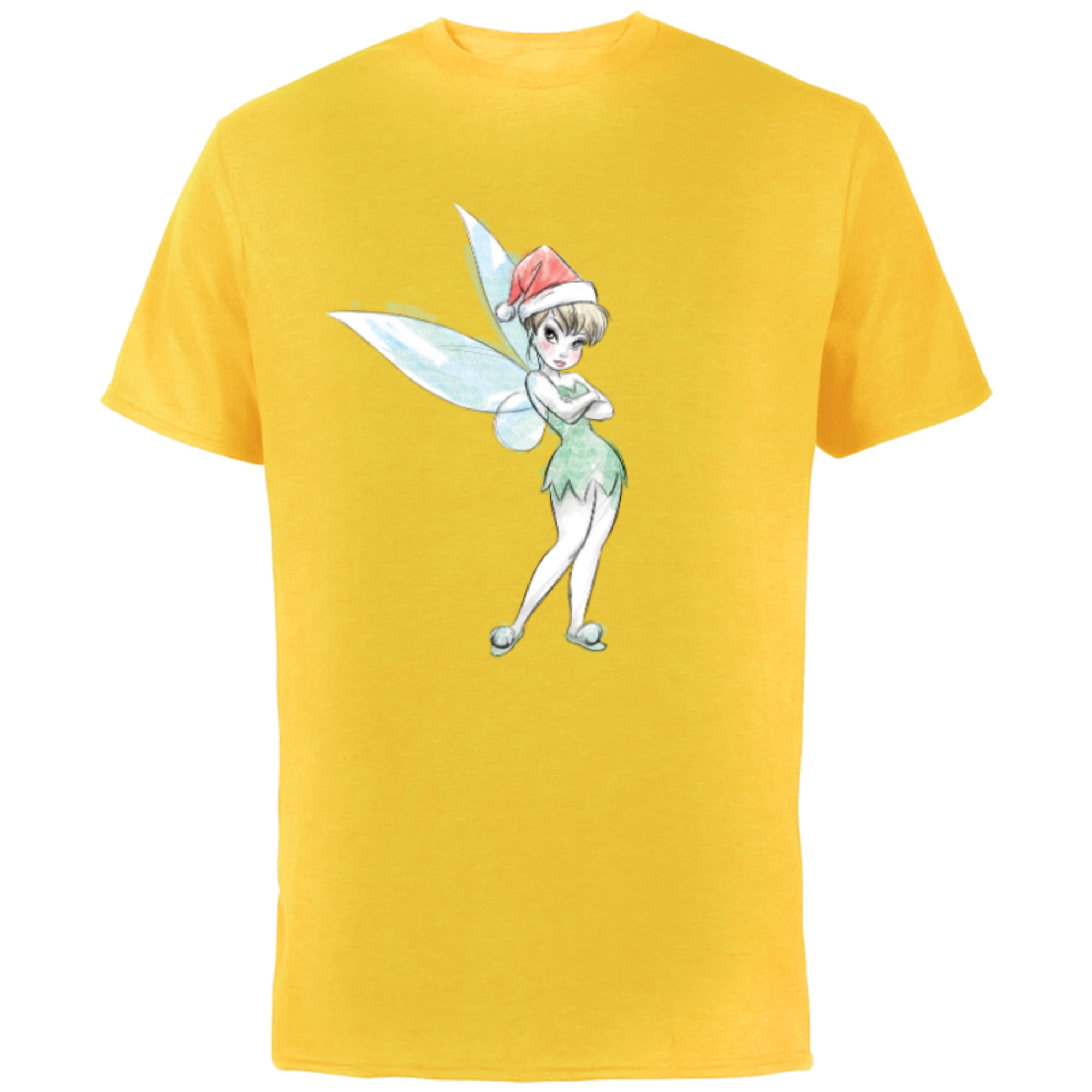 Disney Peter Pan Tinker Bell Holiday - Short Sleeve Cotton T-Shirt for ...