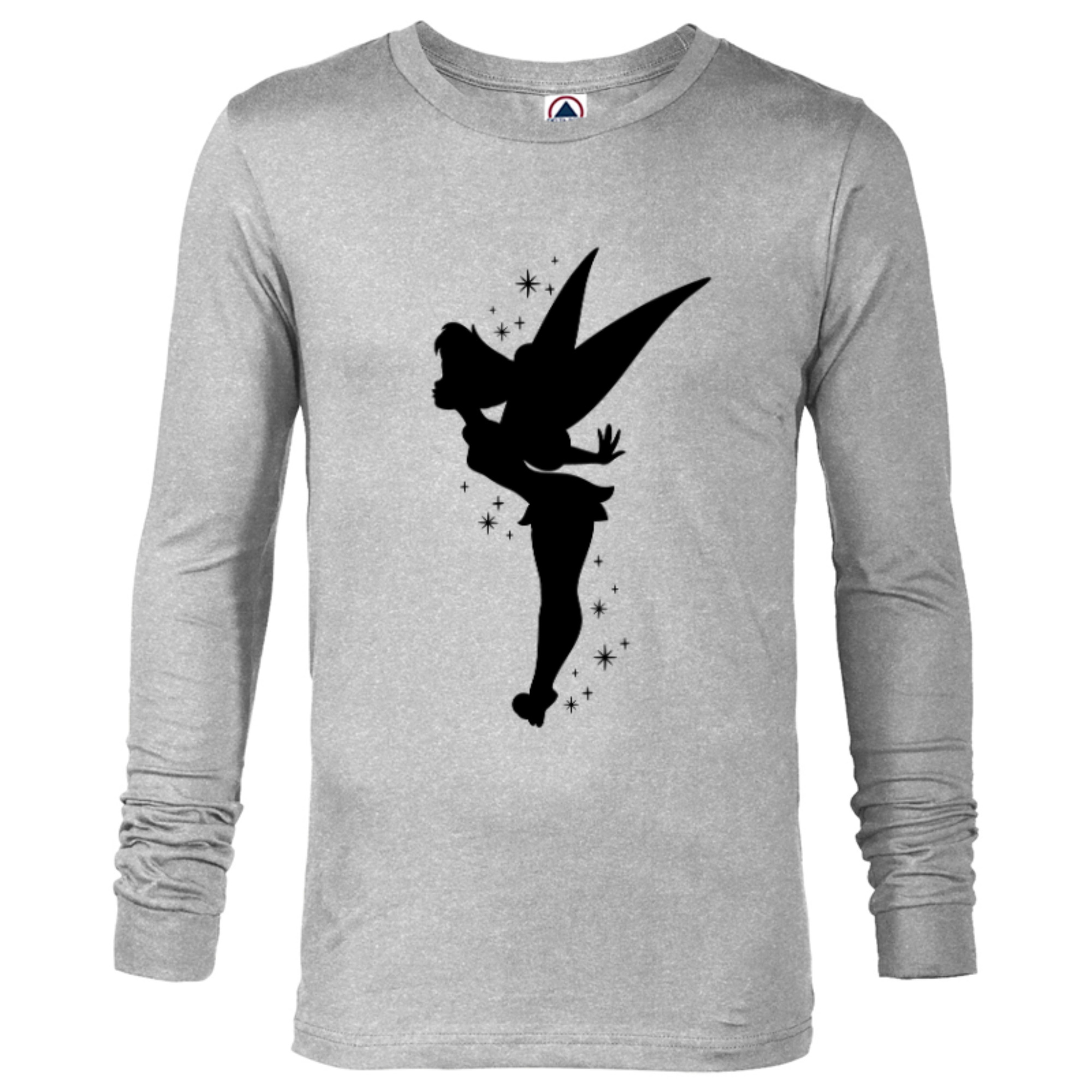 Disney Peter Pan Tinker Bell Pixie Dust Silhouette - Long Sleeve T ...