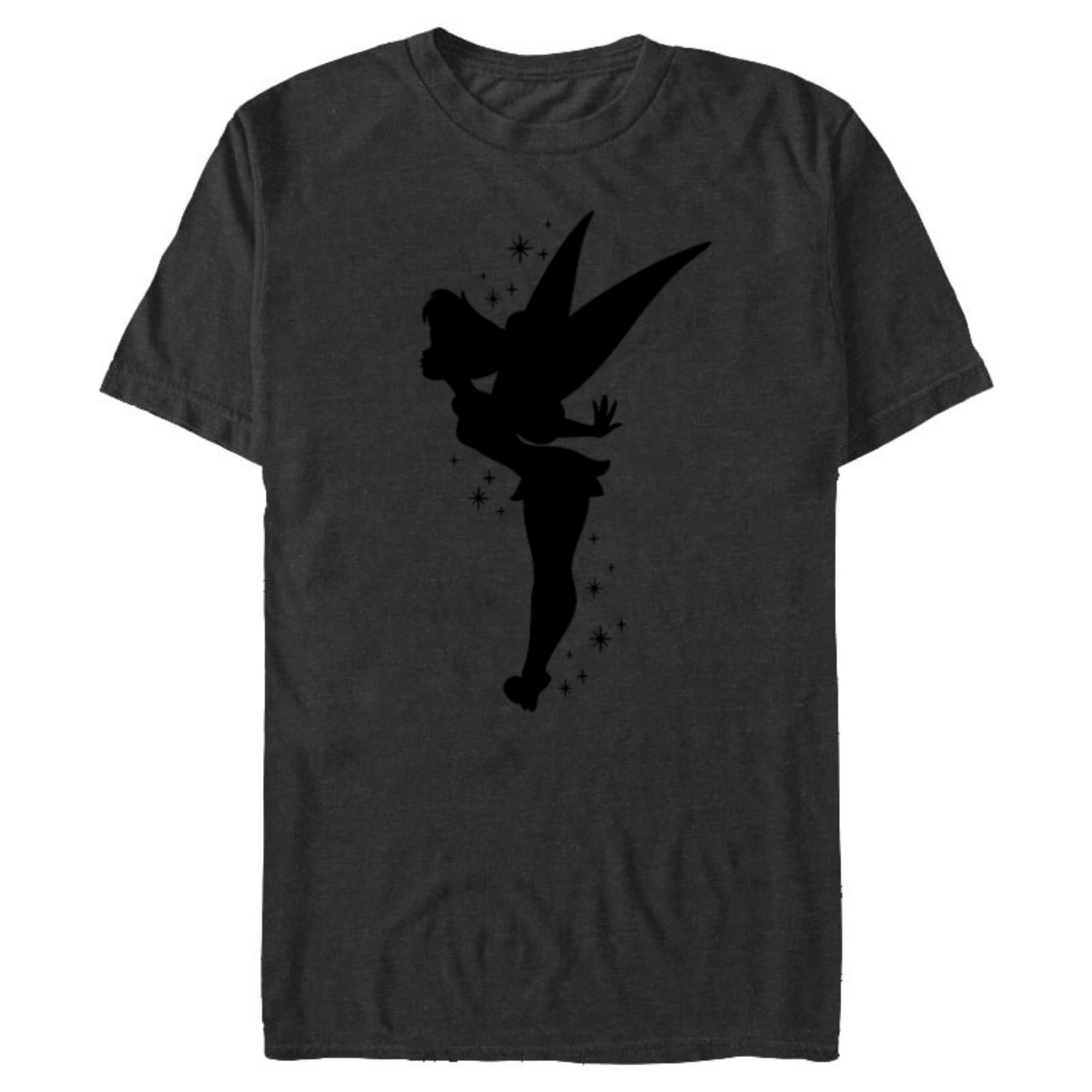 Disney Peter Pan Tinker Bell Pixie Dust Silhouette - Short Sleeve ...