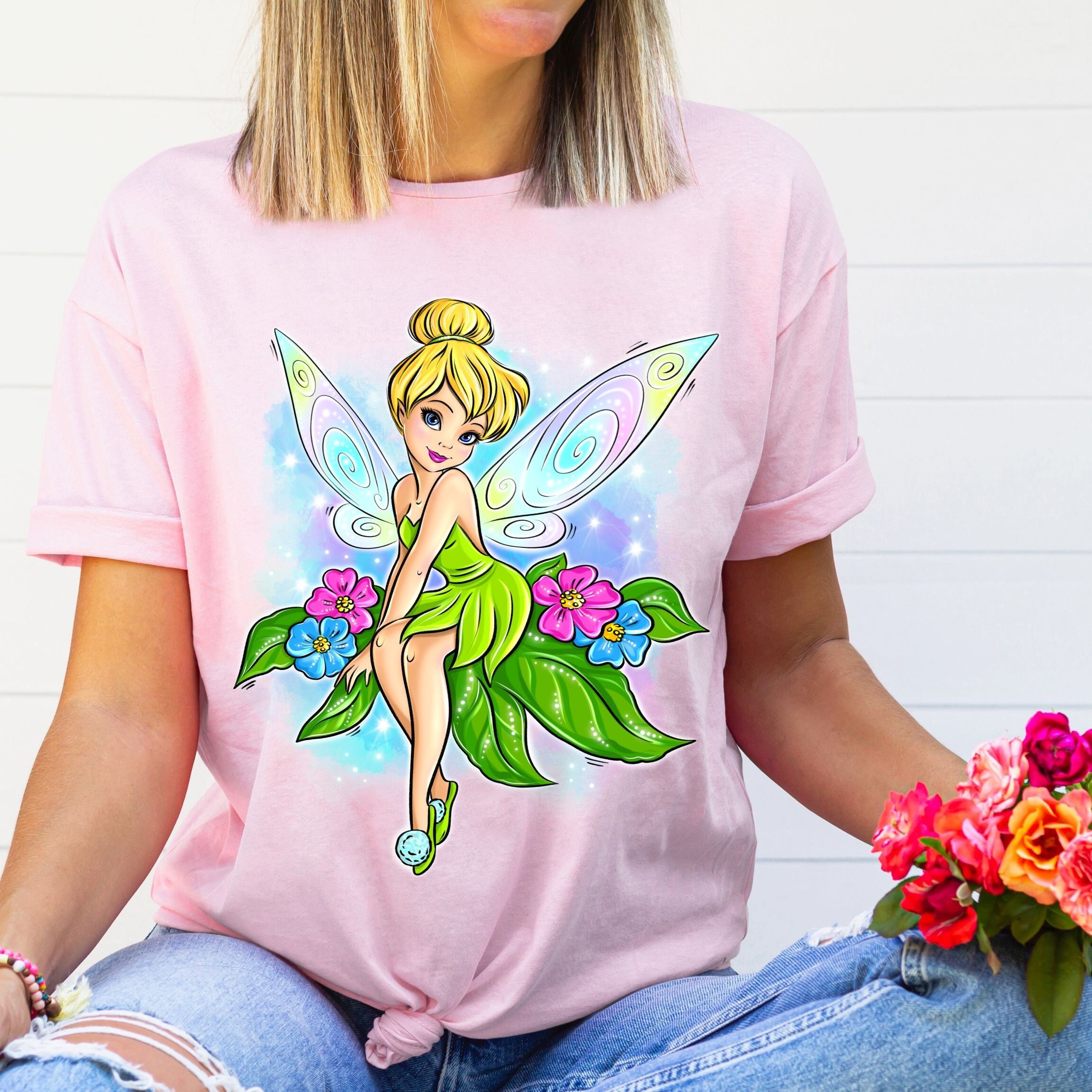 Disney Peter Pan Tinker Bell Shirt, Disney Fairy Shirt, Disney Fairies ...