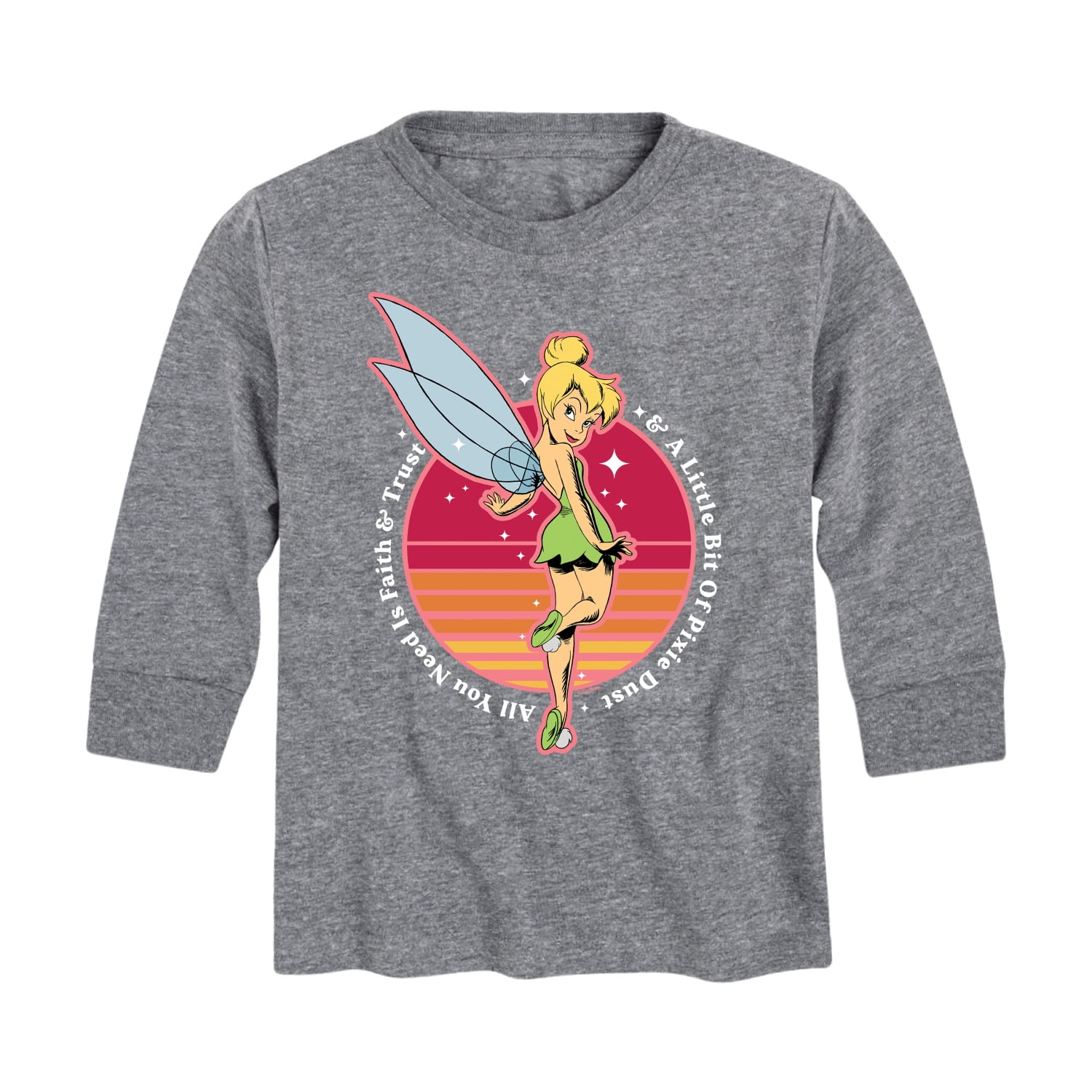 Disney - Peter Pan - Tinkerbell - A Little Bit of Pixie Dust - Toddler And Youth Long Sleeve ...