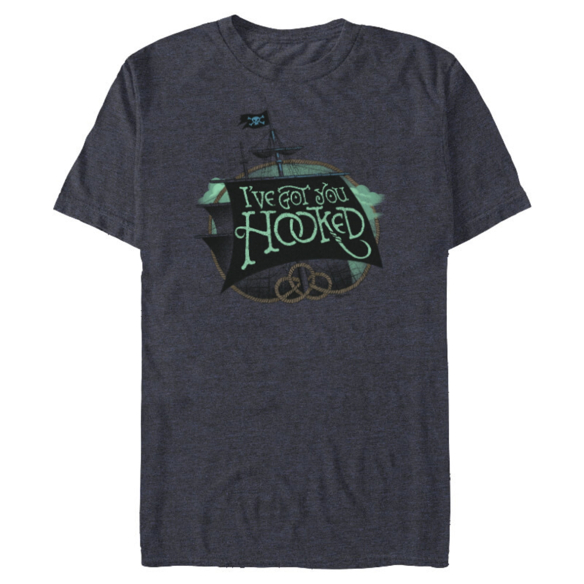 Disney Peter Pan & Wendy I’ve Got You Hooked Disney+ - Short Sleeve Blended T-Shirt for Adults ...
