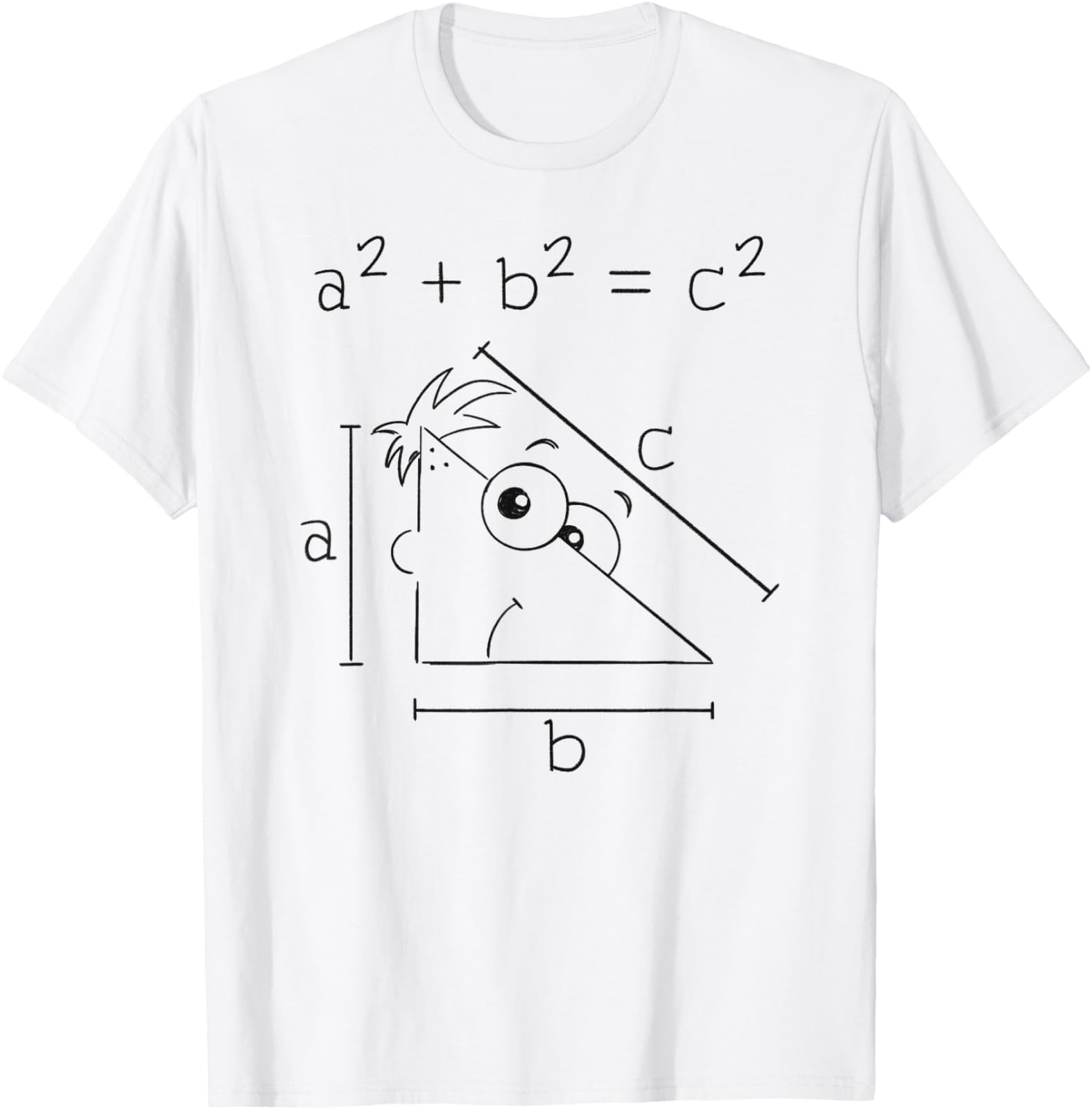 Disney Phineas And Ferb Pythagorean Theorem Phineas Head T-Shirt ...