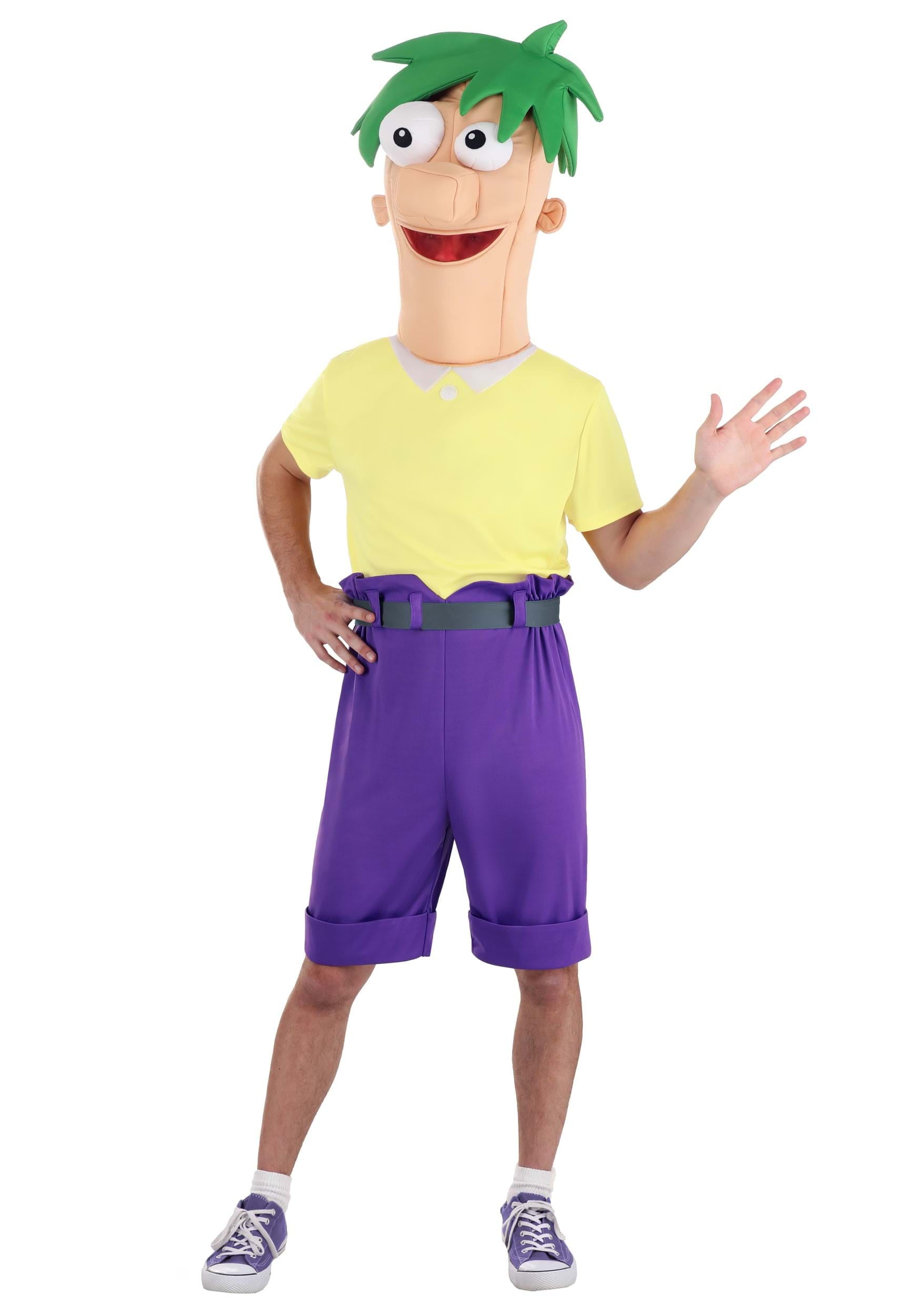 Disney Phineas and Ferb Men's Ferb Costume - Walmart.com