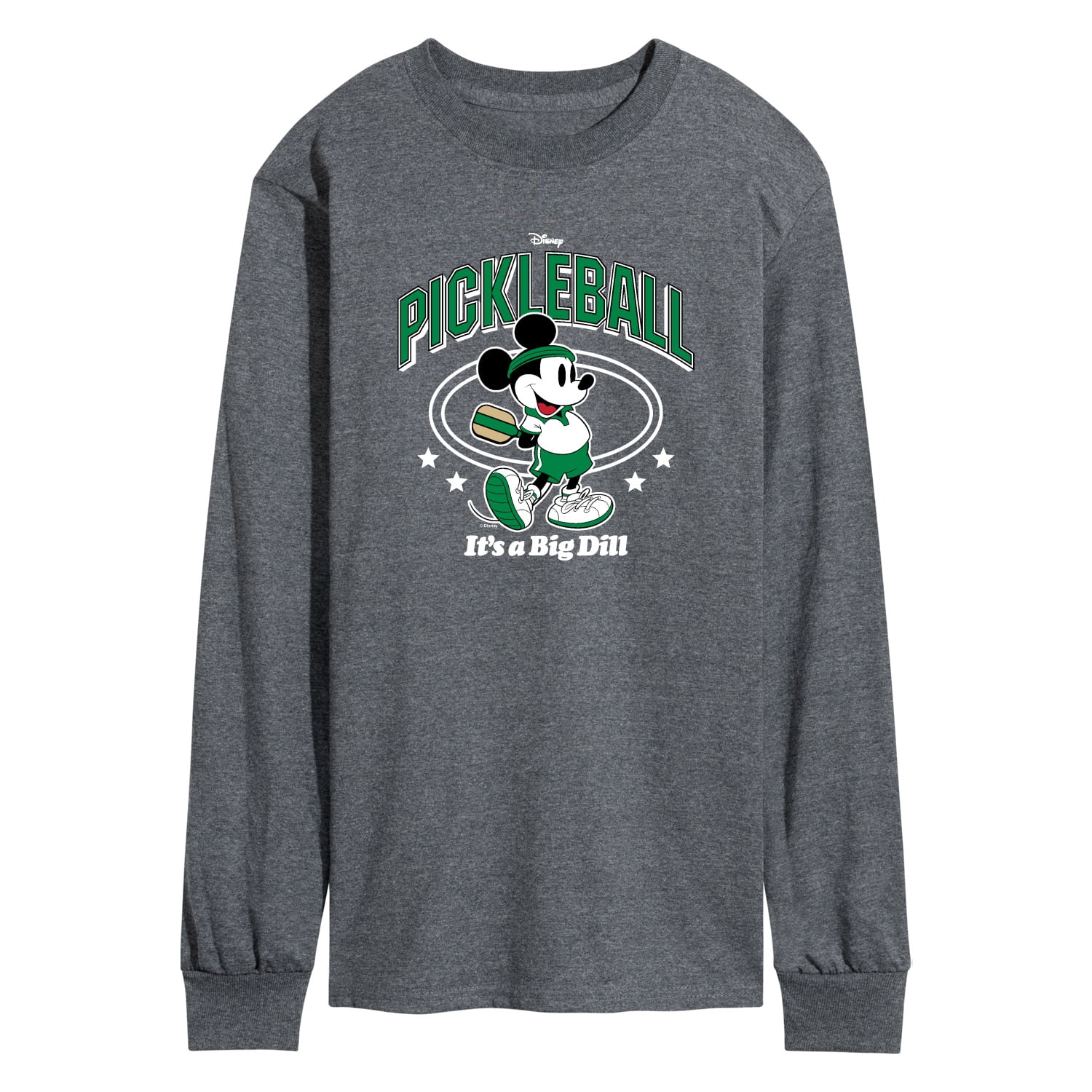 Disney - Pickleball Big Dill - Men's Long Sleeve Graphic T-Shirt ...