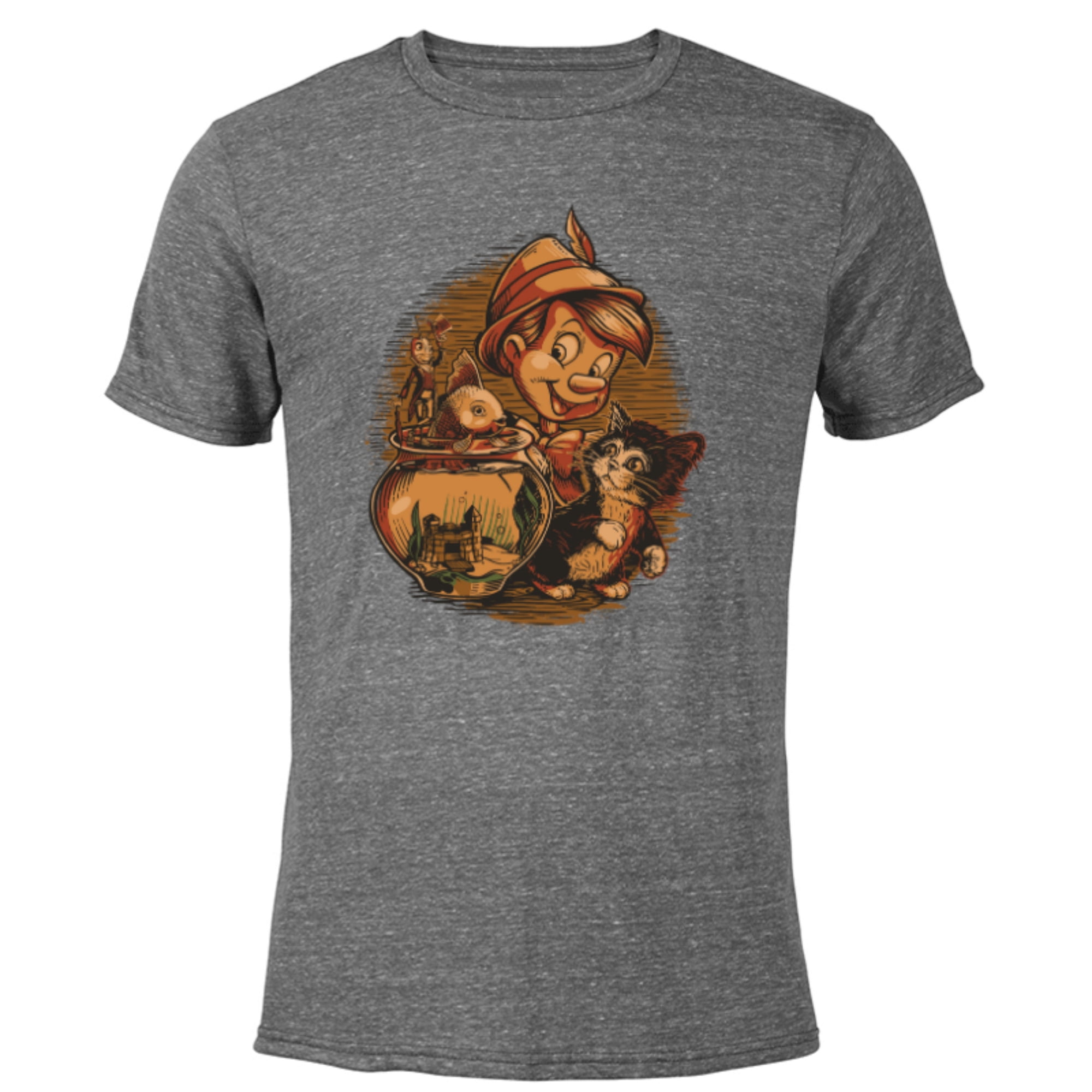 Disney Pinocchio, Jiminy Cricket, Figaro and Cleo - Short Sleeve ...