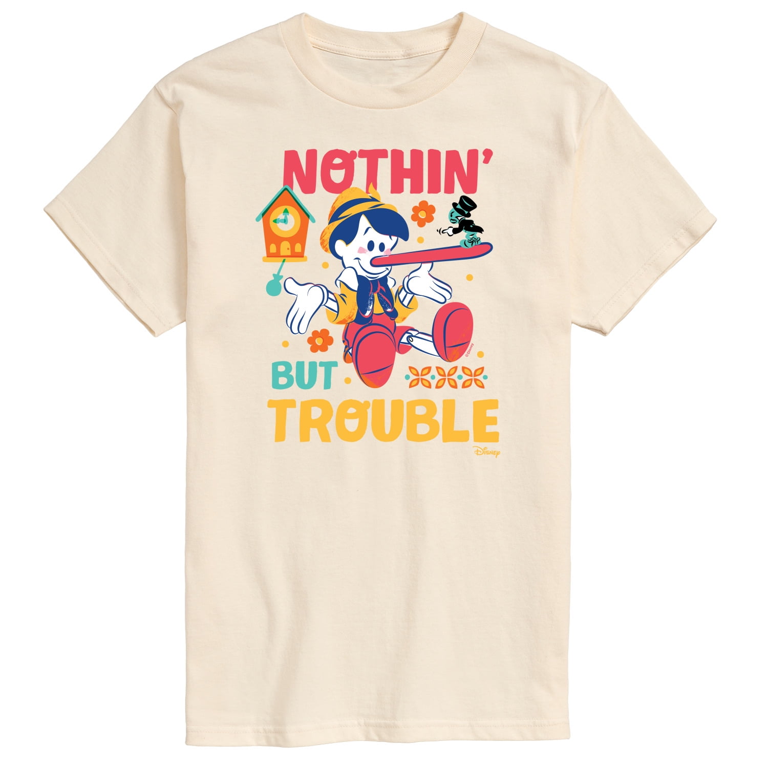 Disney - Pinocchio - Nothin But Trouble - Men's Short Sleeve Graphic T ...