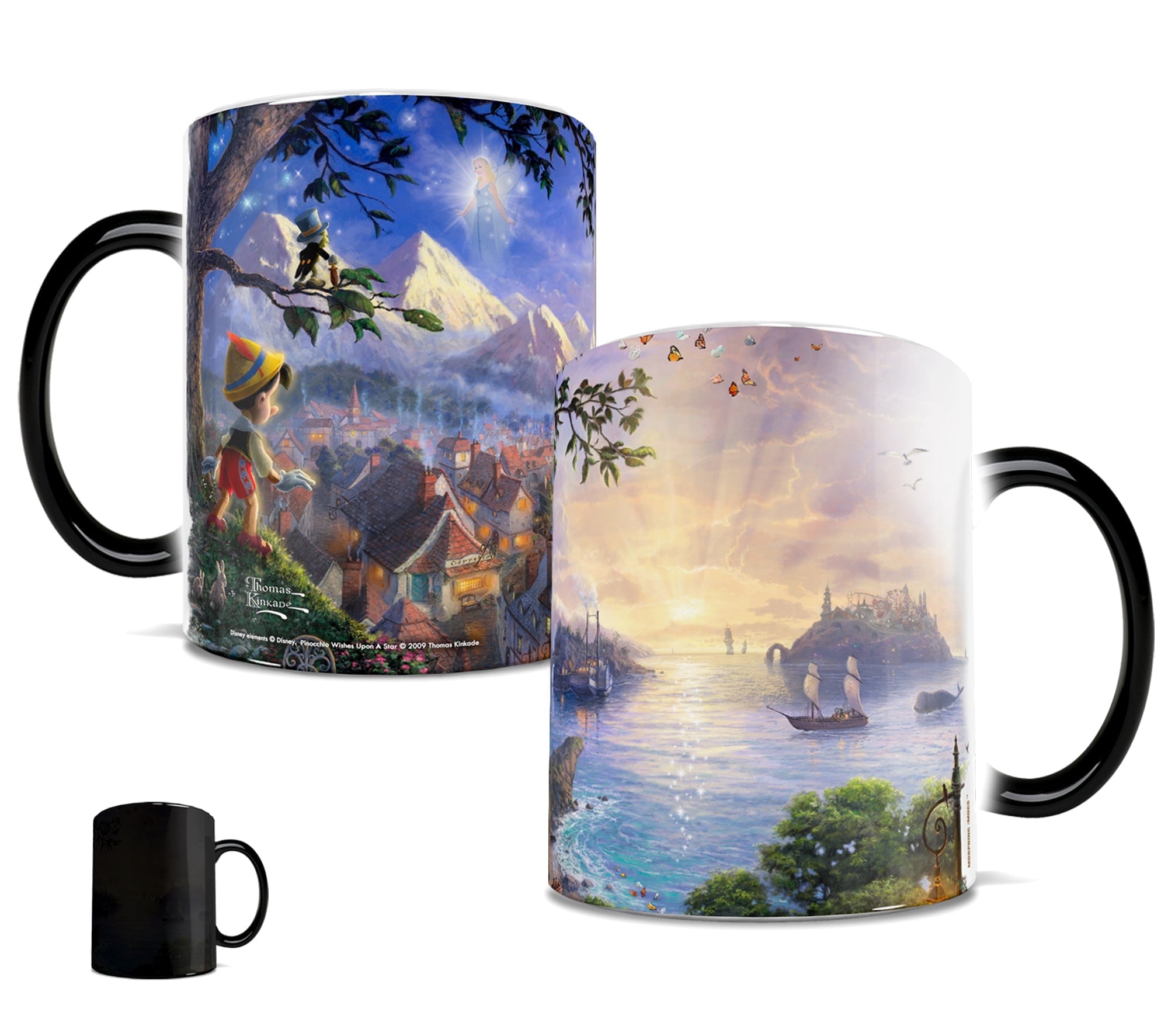 Disney (Pinocchio Wishes Upon A Star) Morphing Mugs® Heat-Sensitive Mug ...