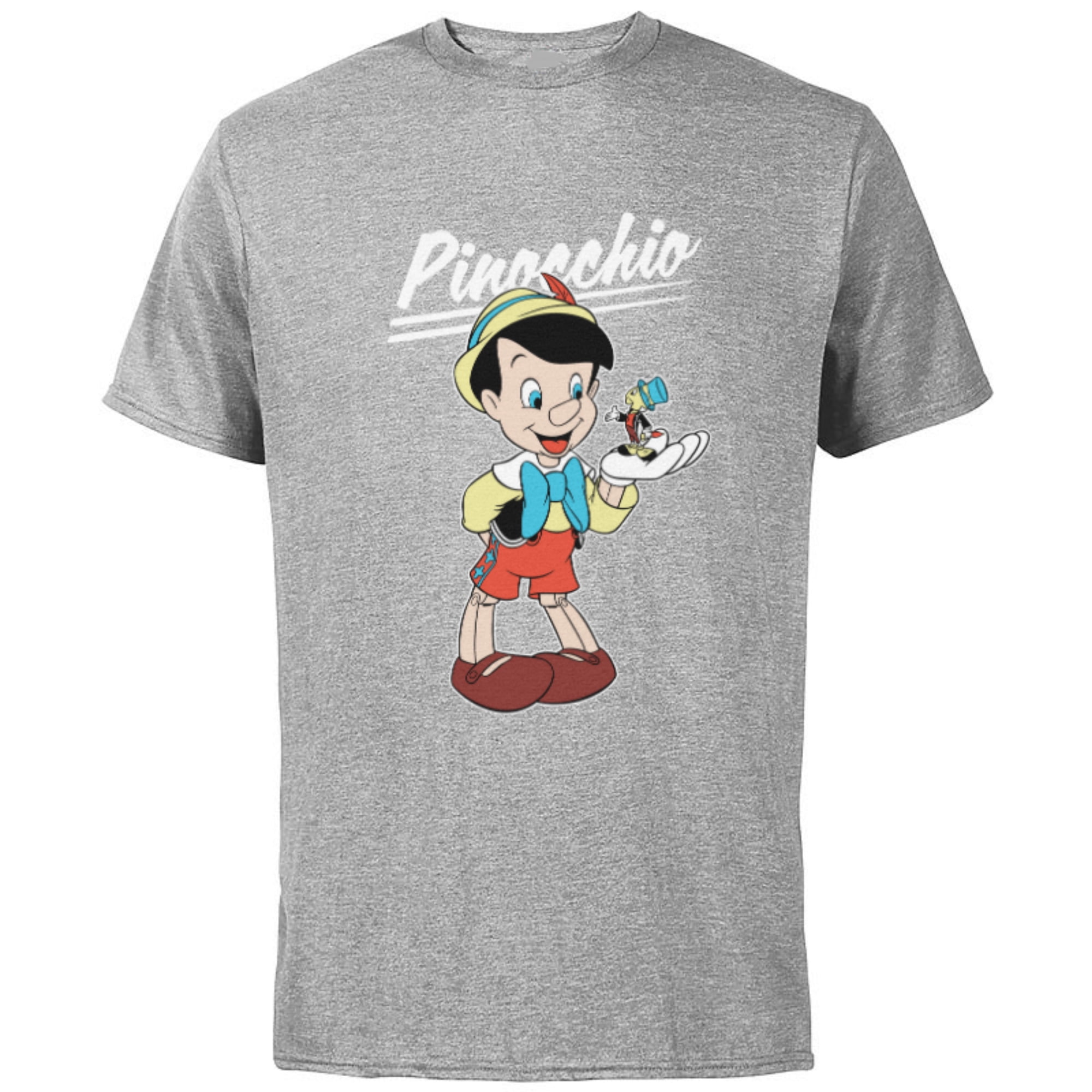 Disney Pinocchio and Jiminy Cricket - Short Sleeve Cotton T-Shirt for ...