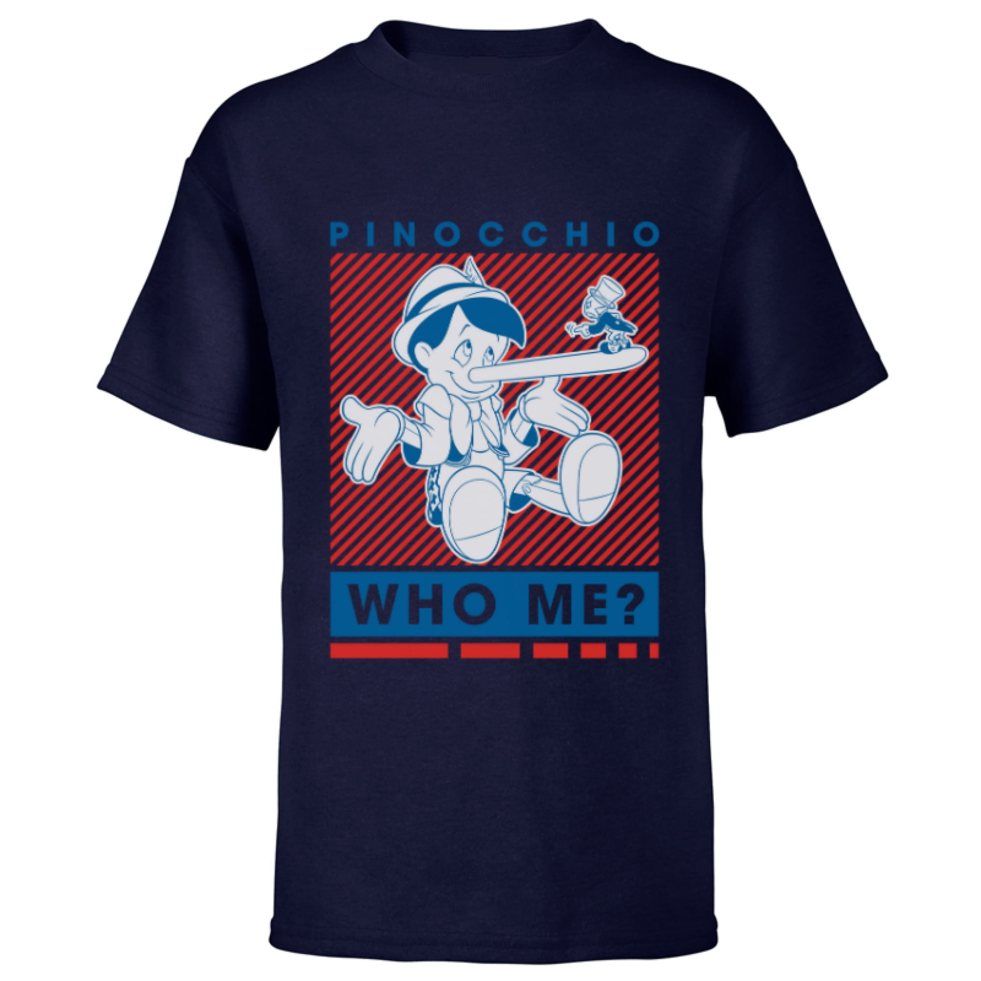 Disney Pinocchio and Jiminy Cricket Who Me? - Short Sleeve T-Shirt for ...