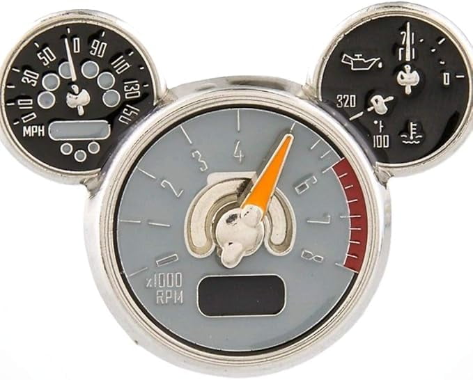Mickey Mouse Icon Pin - Tachometer - Pin 46886 - Walmart.com