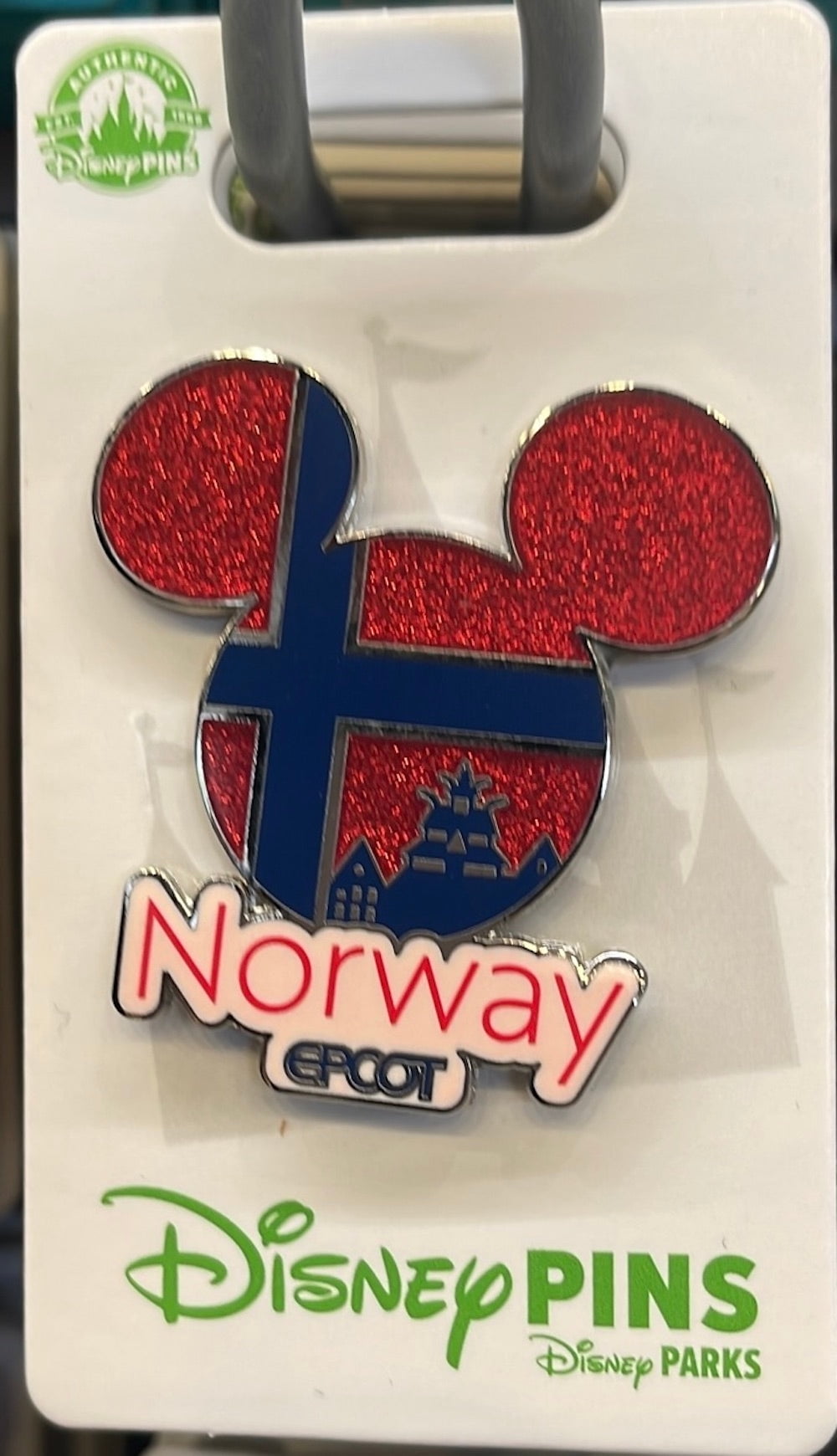 Disney Pins Parks Epcot Norway Mickey Icon Pin New with Card - Walmart.com