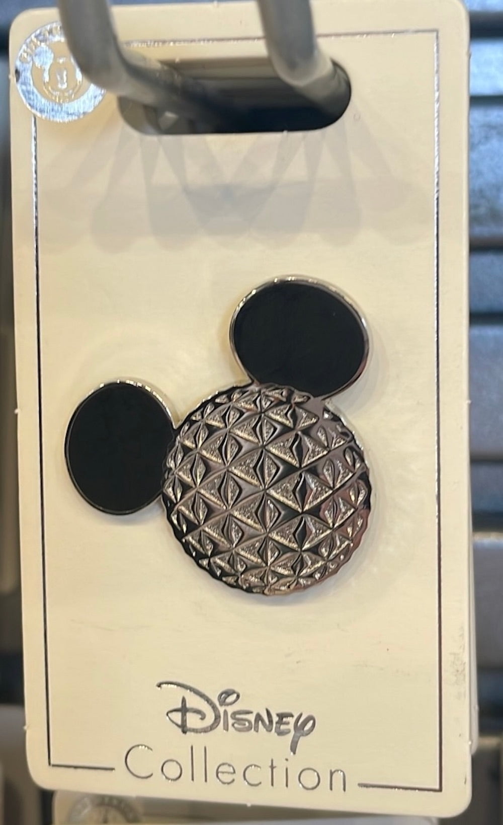 Disney Pins Parks Epcot Spaceship Earth Mickey Icon Pin New with Card ...