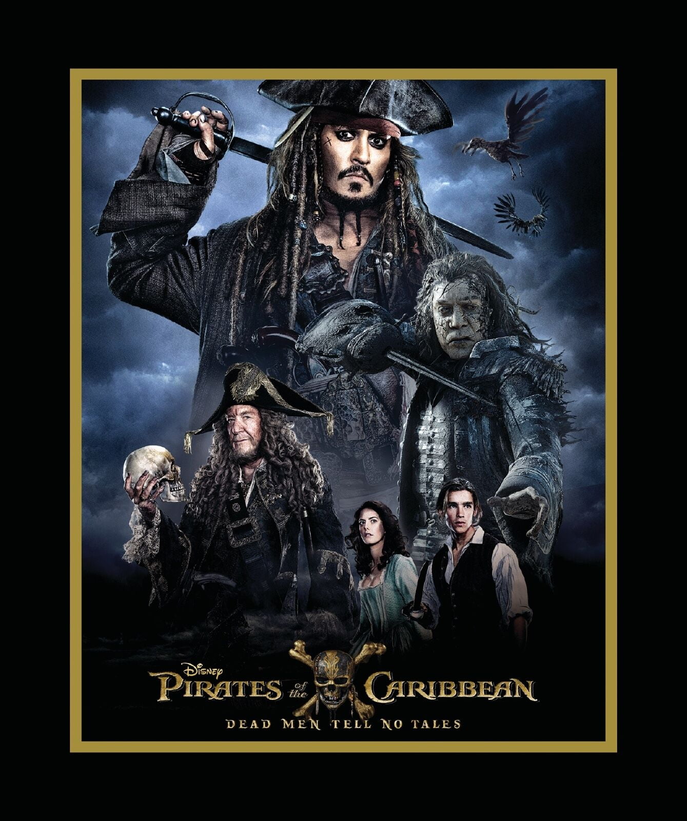 Disney Pirates Of The Caribbean Panel 64247 Springs Creative 100% ...