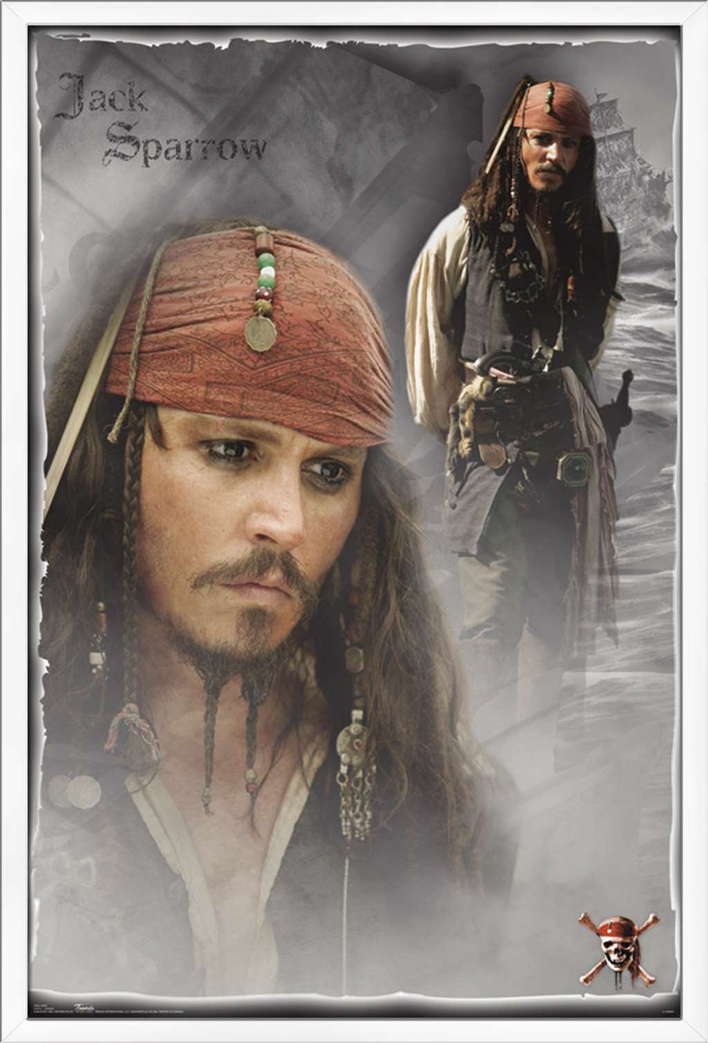 Disney Pirates of the Caribbean: At World's End - Johnny Wall Poster ...