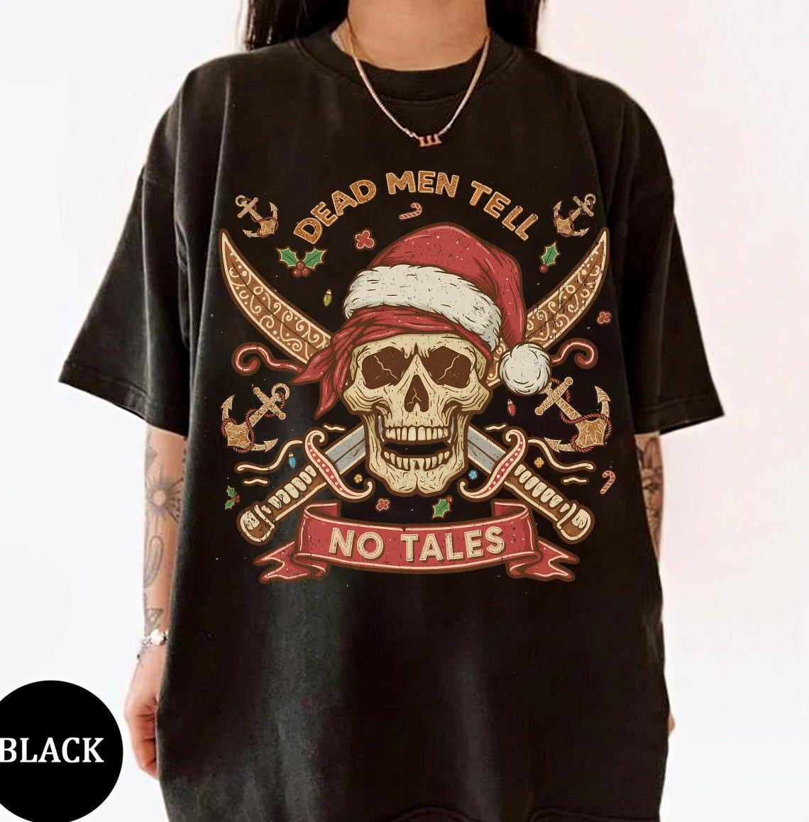 Disney Pirates of the Caribbean Gingerbread Christmas shirt, Dead Men ...