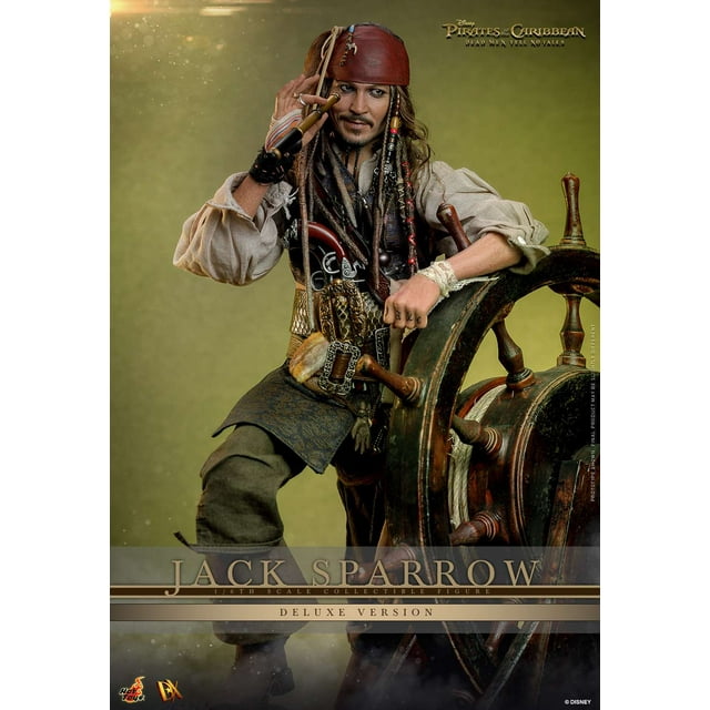 Disney Pirates of the Caribbean Jack Sparrow 1/6 Figure Deluxe ...