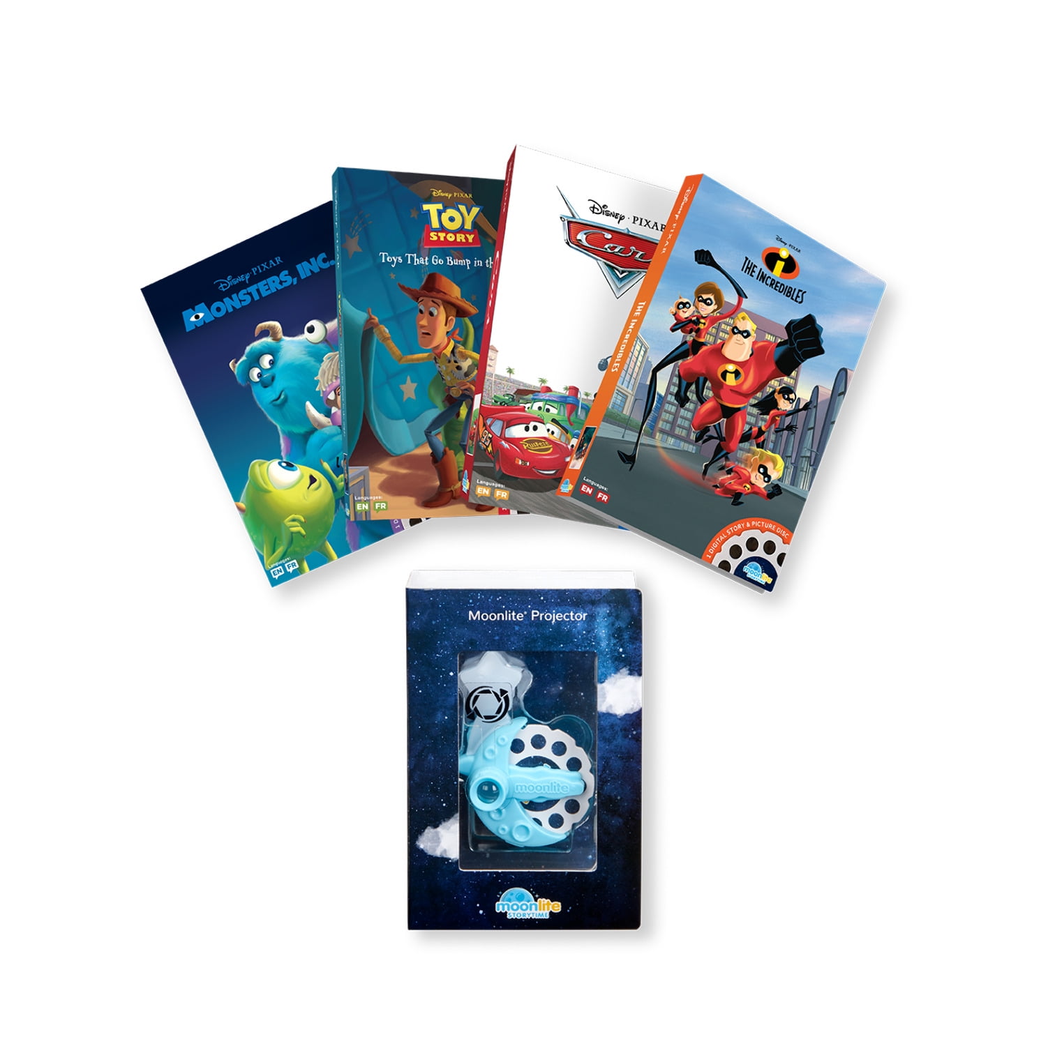 Moonlite Story Reels, Pixar Stories - Cars, Incredibles, Monster Inc ...