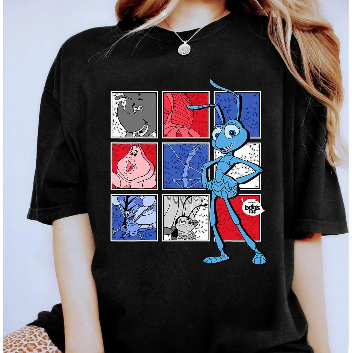 Disney Pixar A Bug'S Life Characters Squad T-Shirt, Heimlich Flik ...