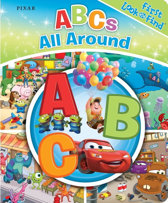 Disney Pixar: ABCs All Around First Look and Find, (Board Book ...