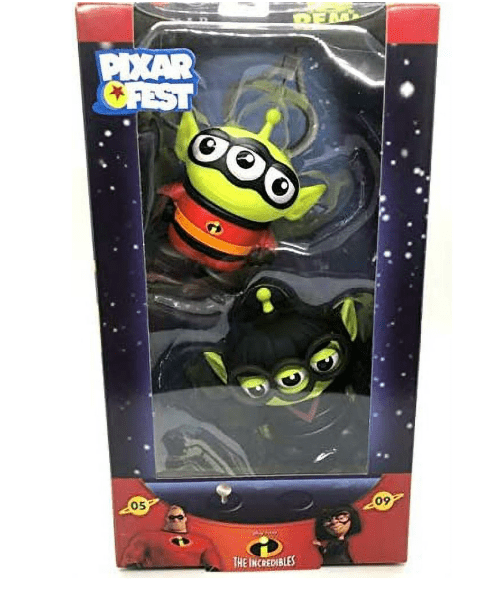 Disney Pixar Alien Remix Series Mr. Incredible & Edna Mode Mini Figure ...