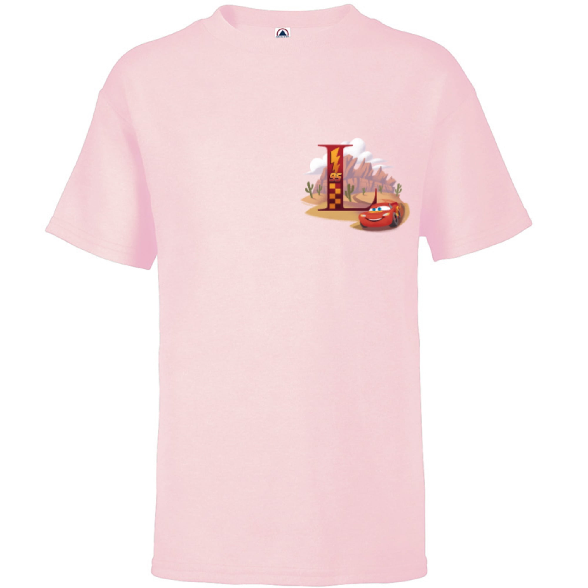 Disney & Pixar Alphabet Monogram Letter L Lightning McQueen - Short ...