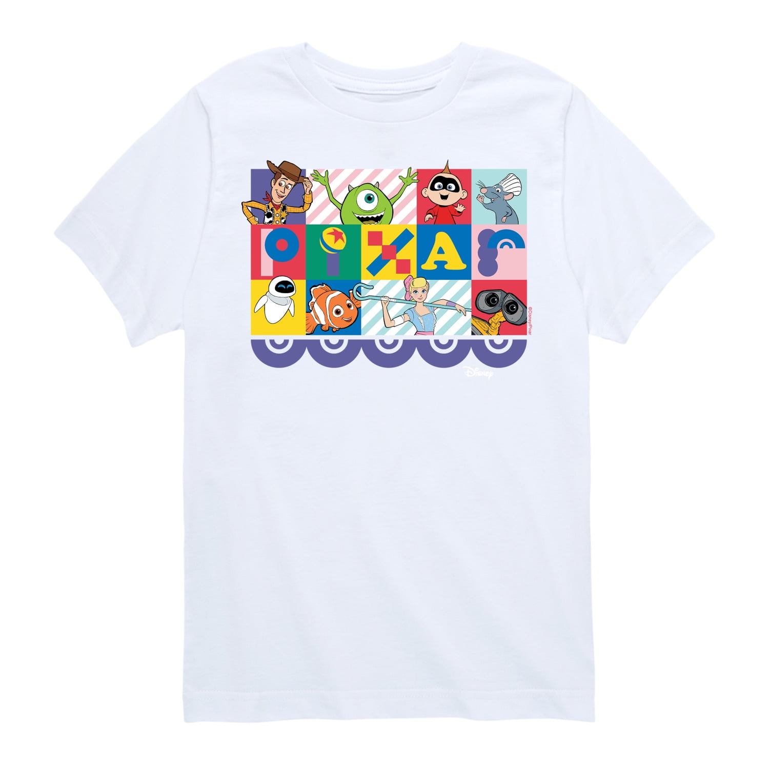 Disney - Pixar Block - Toddler & Youth Short Sleeve Graphic T-Shirt ...