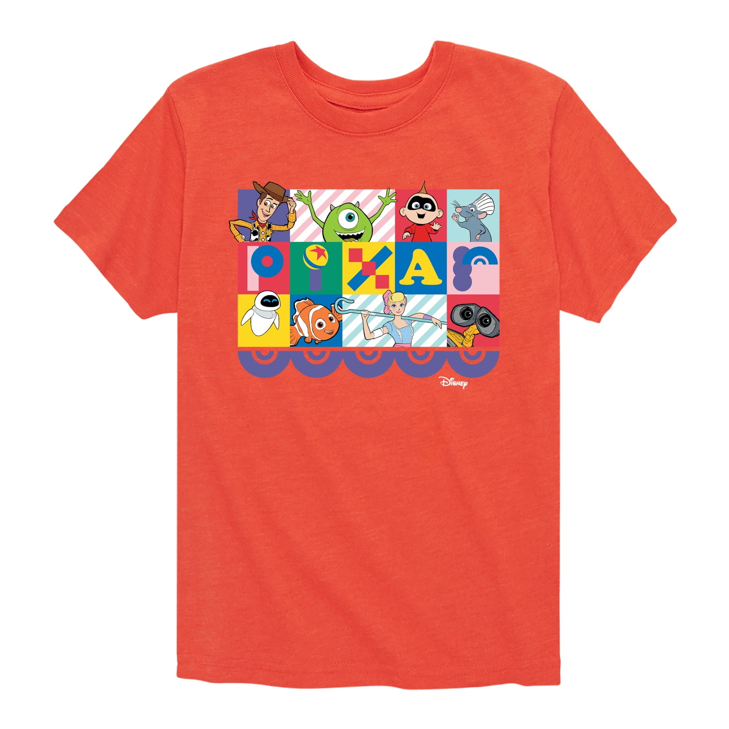 Disney - Pixar Block - Toddler & Youth Short Sleeve Graphic T-Shirt ...
