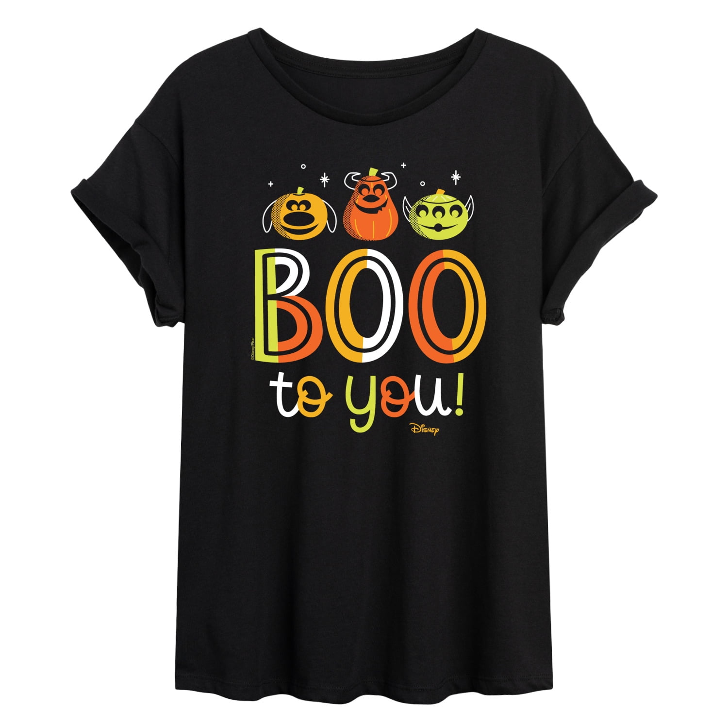 Disney Pixar - Boo To You - Juniors Ideal Flowy Muscle T-Shirt ...