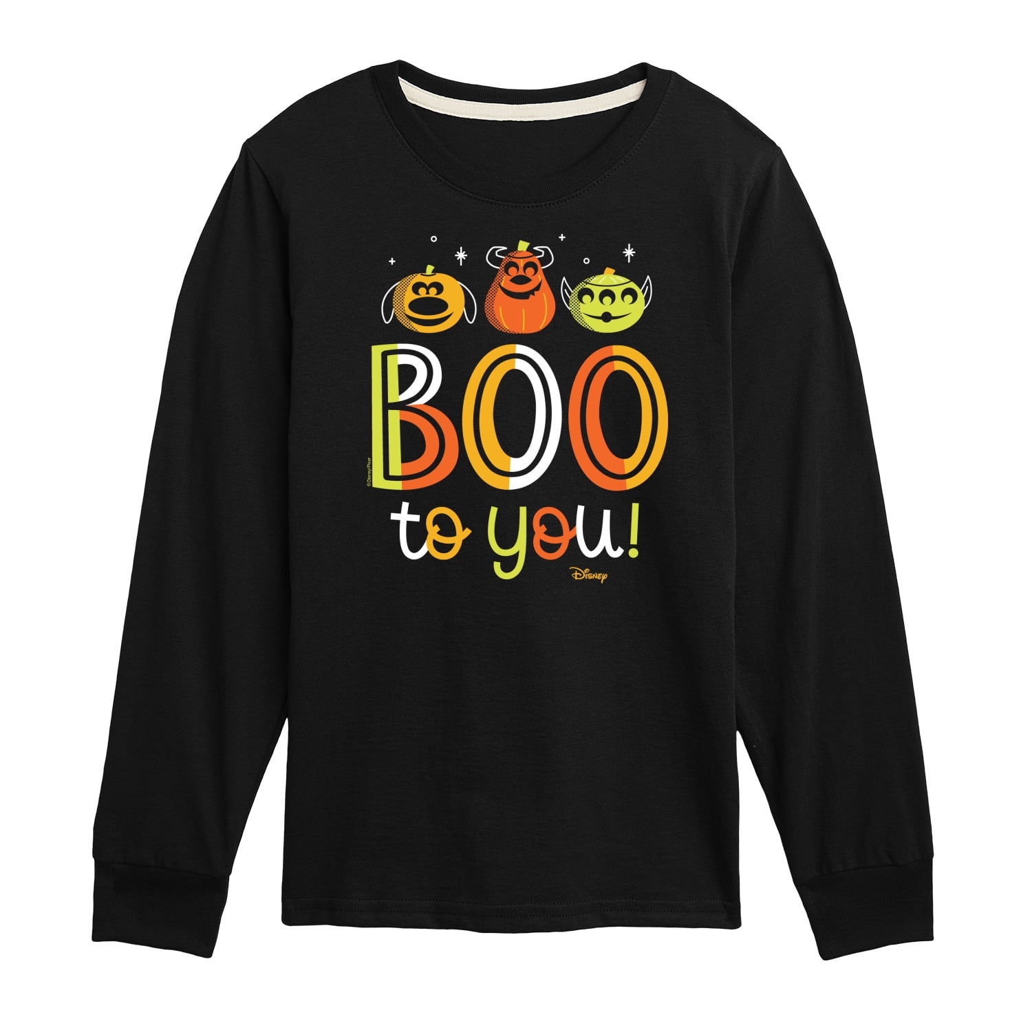 Disney Pixar - Boo To You - Toddler & Youth Long Sleeve Graphic T-Shirt ...