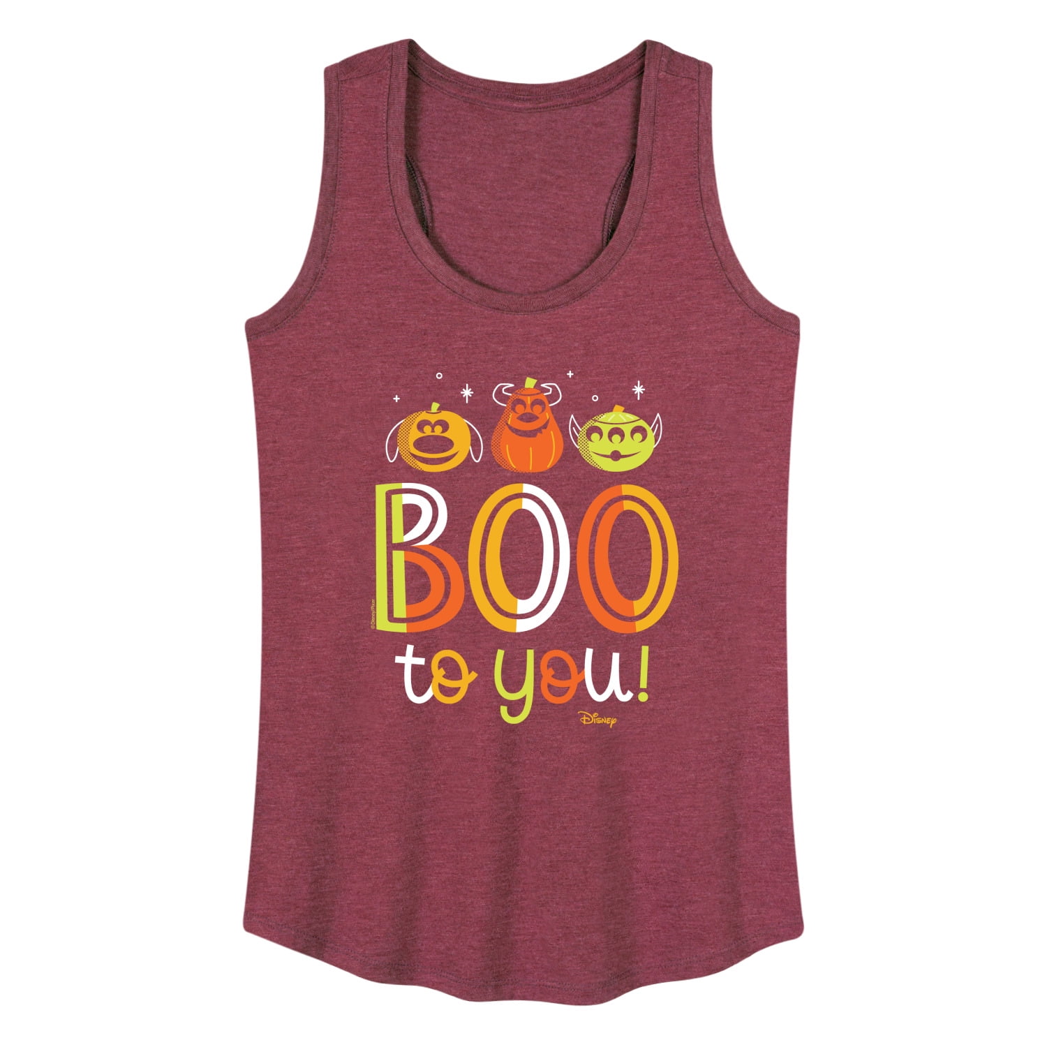 Disney Pixar - Boo To You - Women's Racerback Tank Top - Walmart.com
