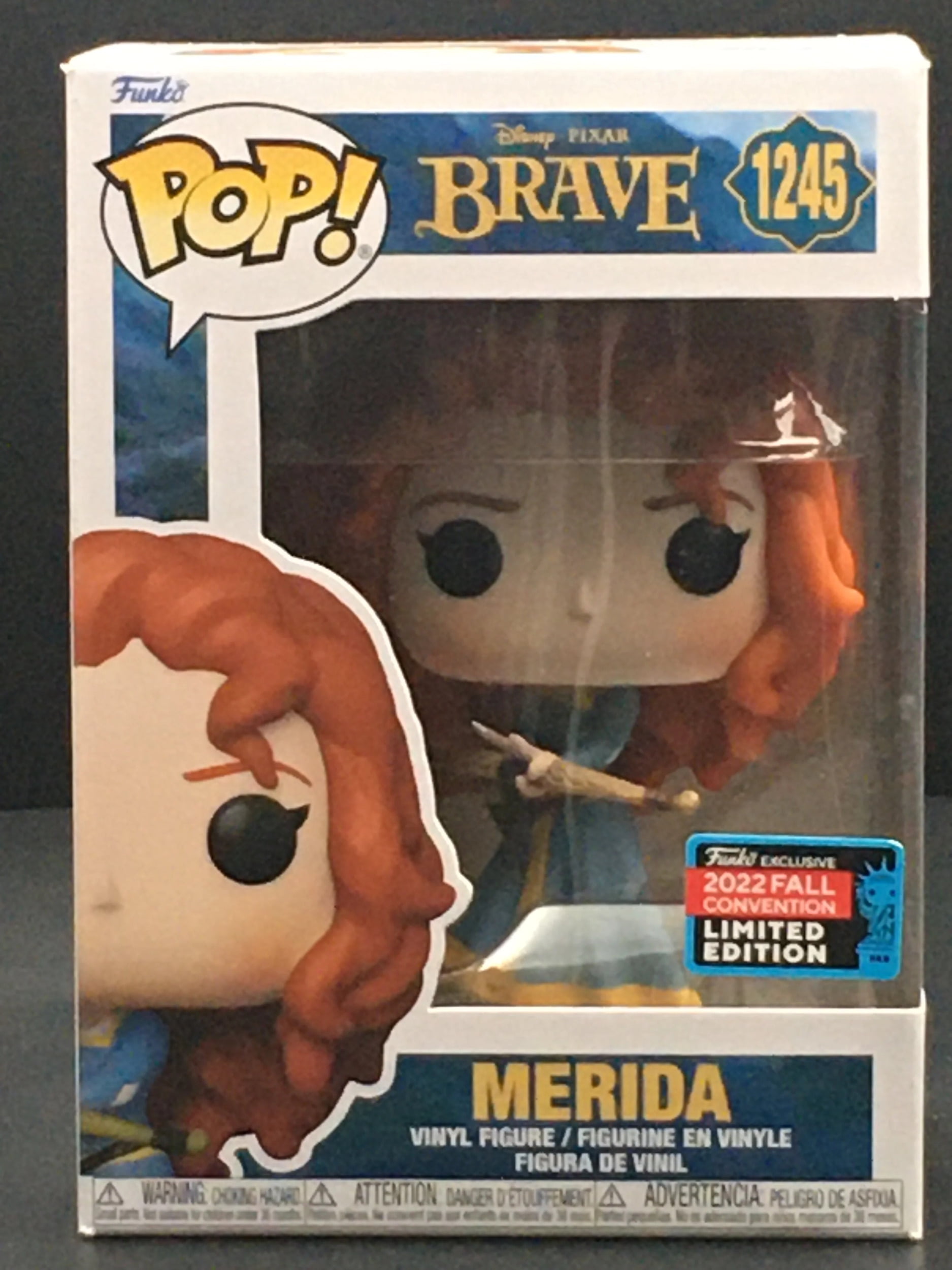 Disney Pixar Brave Merida NYCC (Official Sticker) Exclusive Funko Pop ...