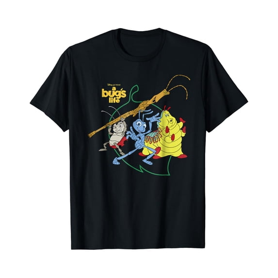 Disney Pixar Bugs Life Group Shot Action T-Shirt - Walmart.com