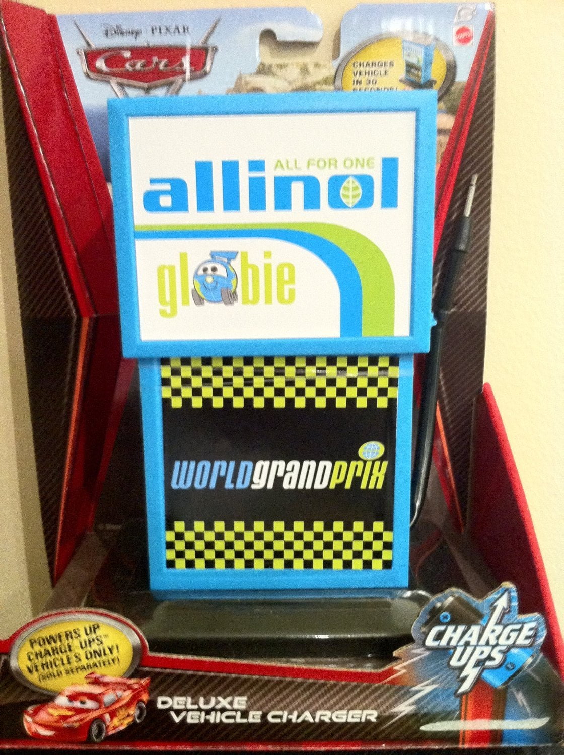 Disney Cars Charge Ups Allinol Deluxe Vehicle Charger Diecast Car ...